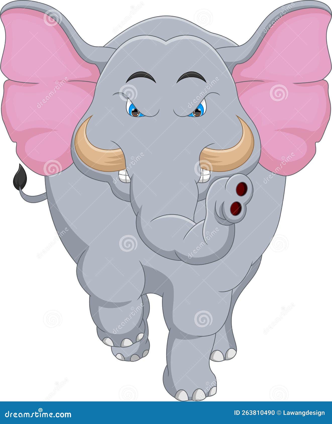 Angry Elephant Mascot For Esport And Gaming Logo Stock Image ...