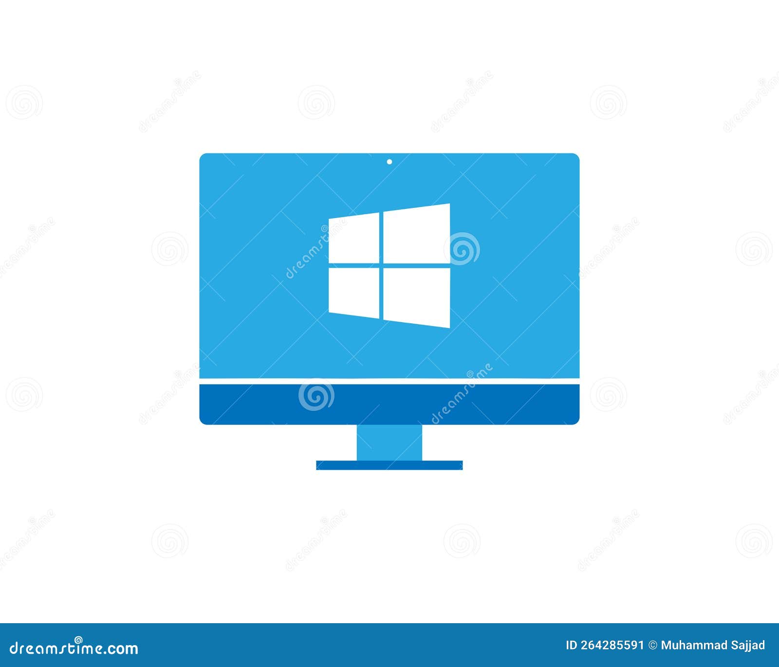 Vector LCD Icon - Display Icon - TV Mock-up Illustration Editorial ...