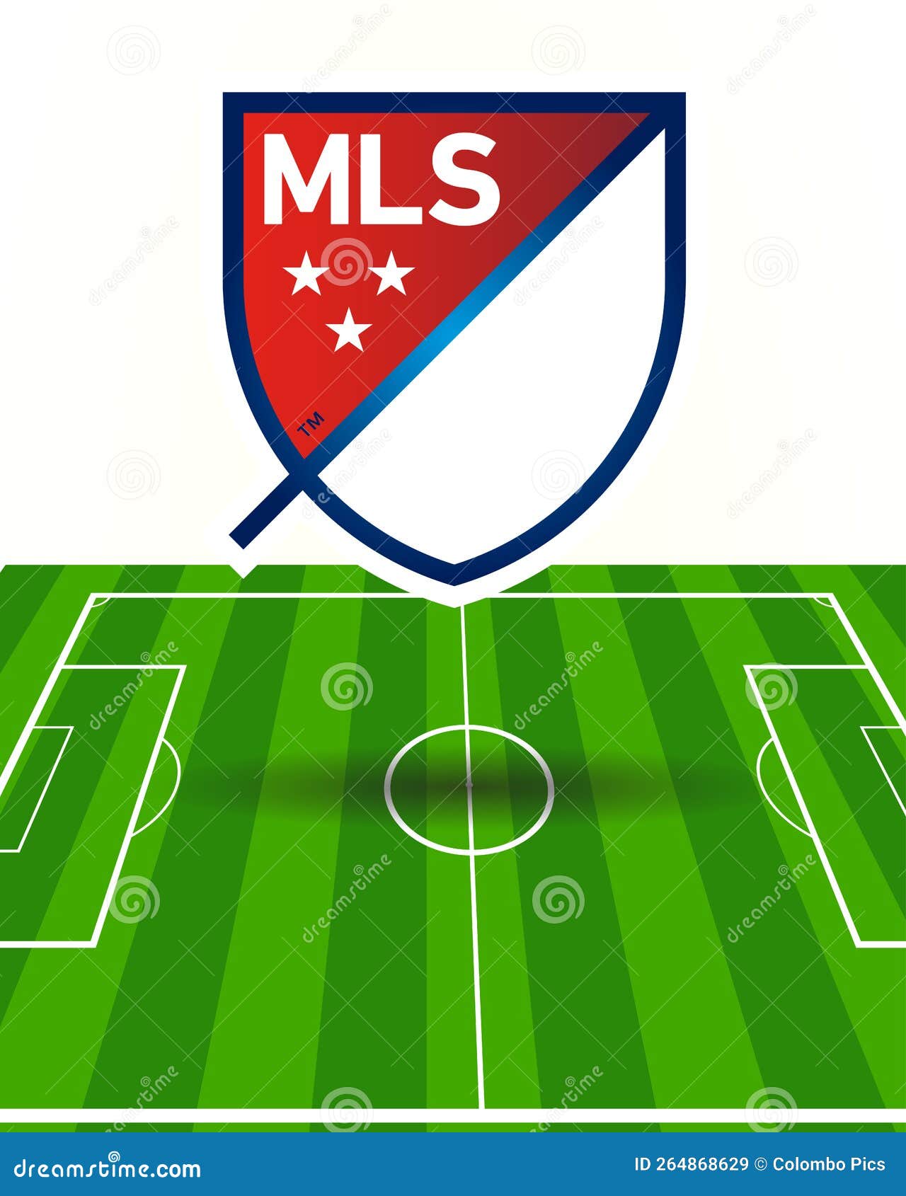 Major League Soccer MLS Logo with White Background Editorial Stock ...