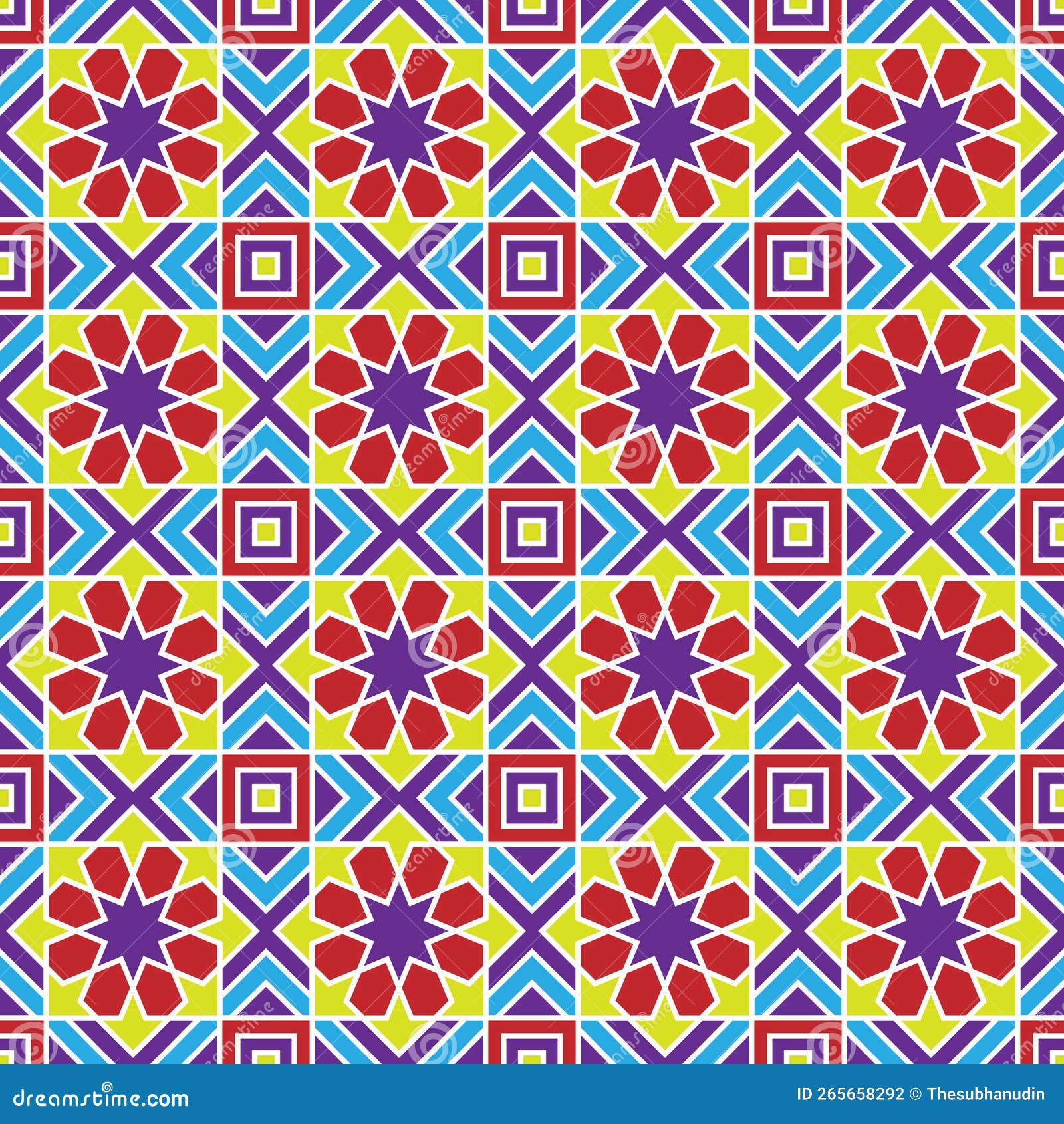Ornate Pattern Design with Artistic Geometric Configuration Stock ...