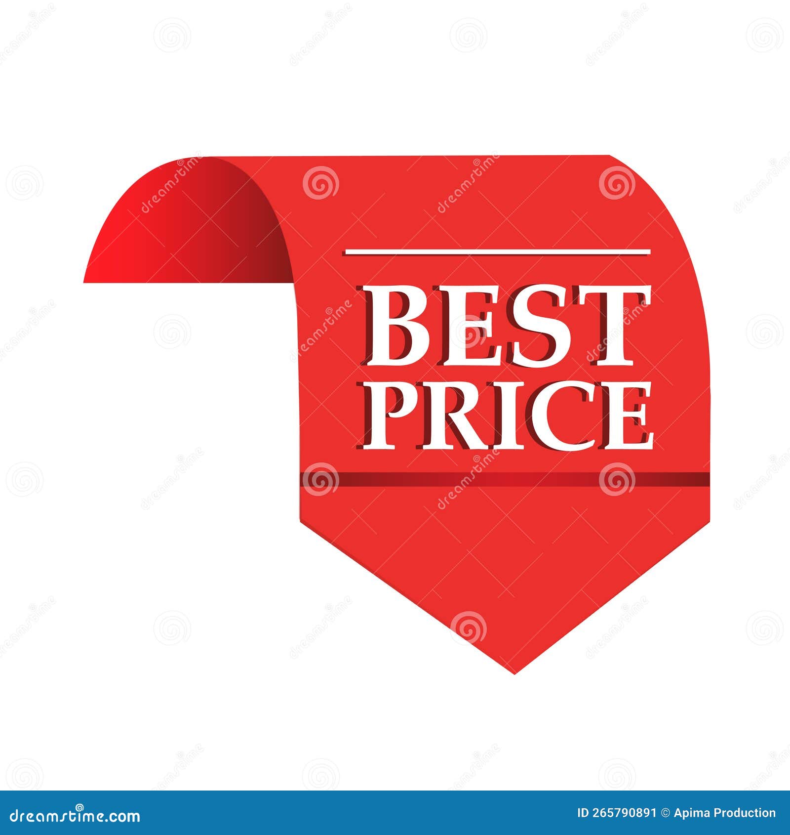 Best Price Sale Tag on White Background Stock Illustration ...