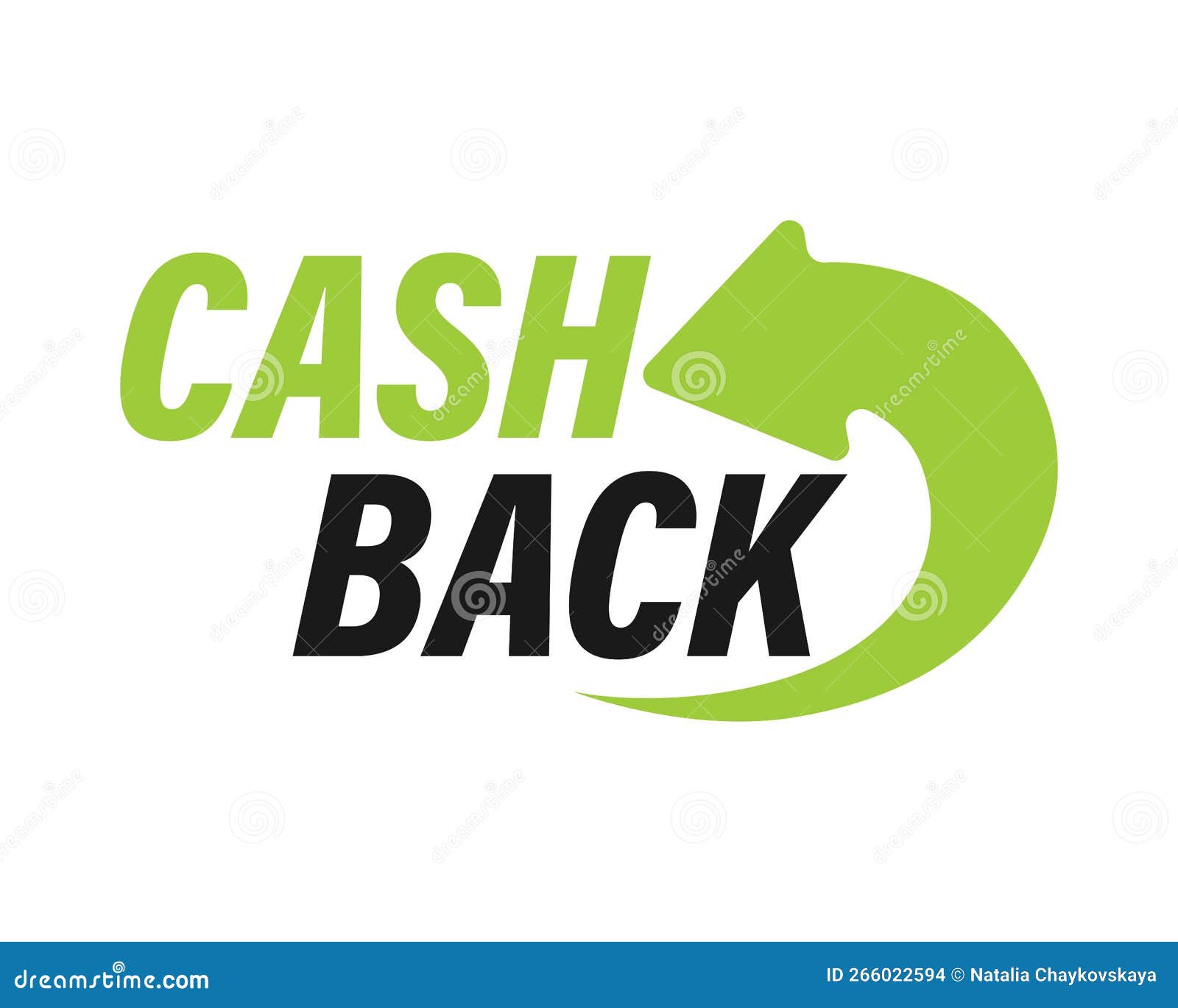 Cash Back Symbol with an Arrow. Isolated Money-back Sign. Stock ...
