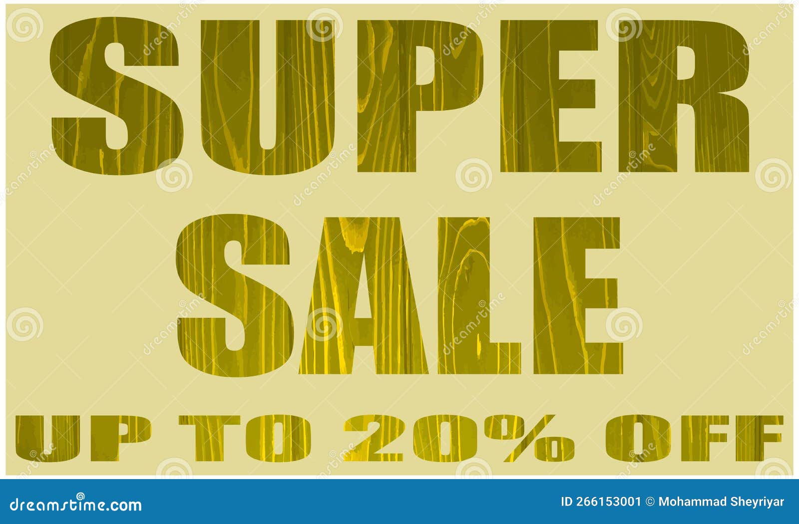 20 Percent Mega Discount Sale Banner Stock Illustration - Illustration ...