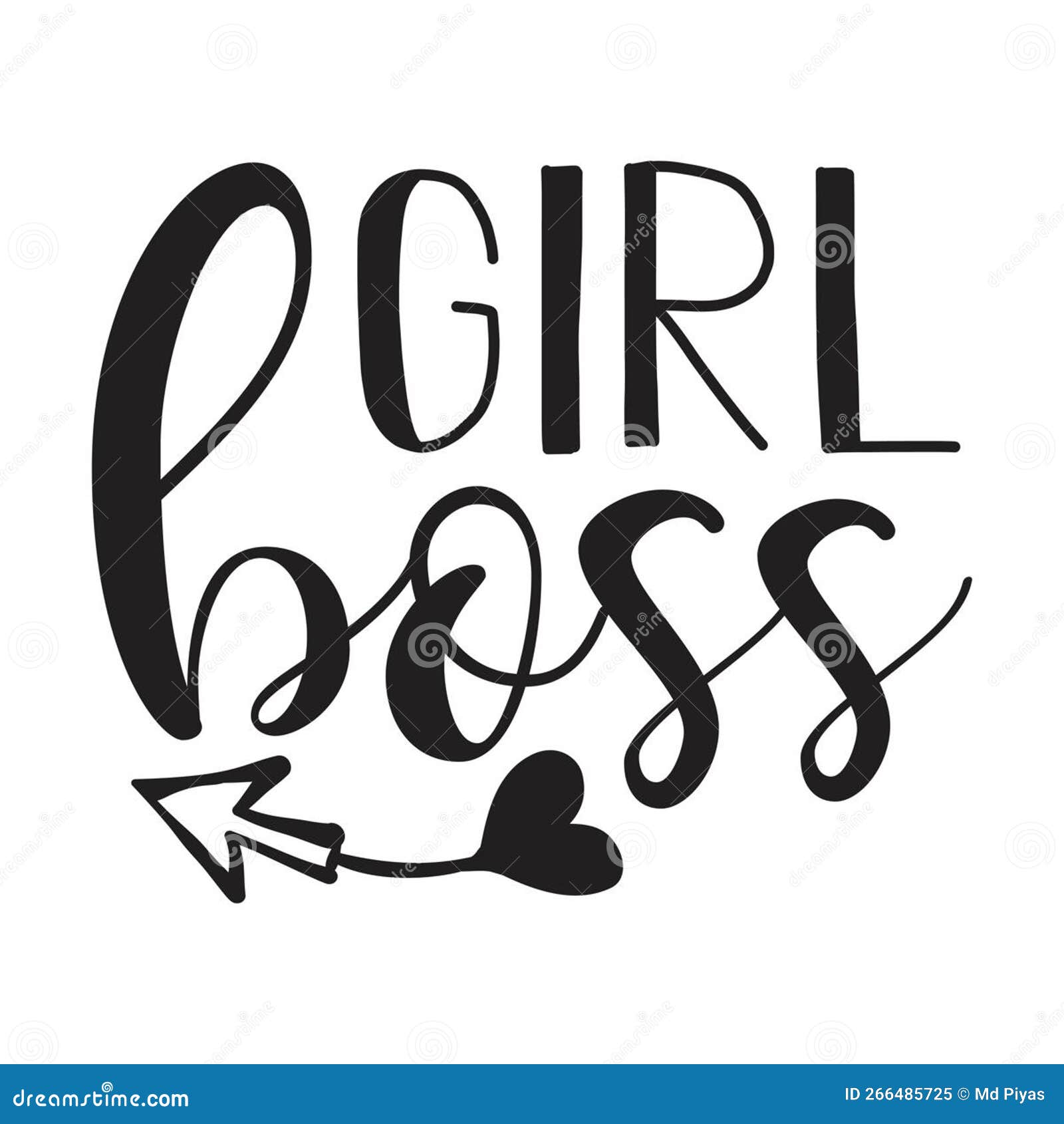 Girl Boss Typography T-shirts Design, Tee Print, T-shirt Design Stock ...