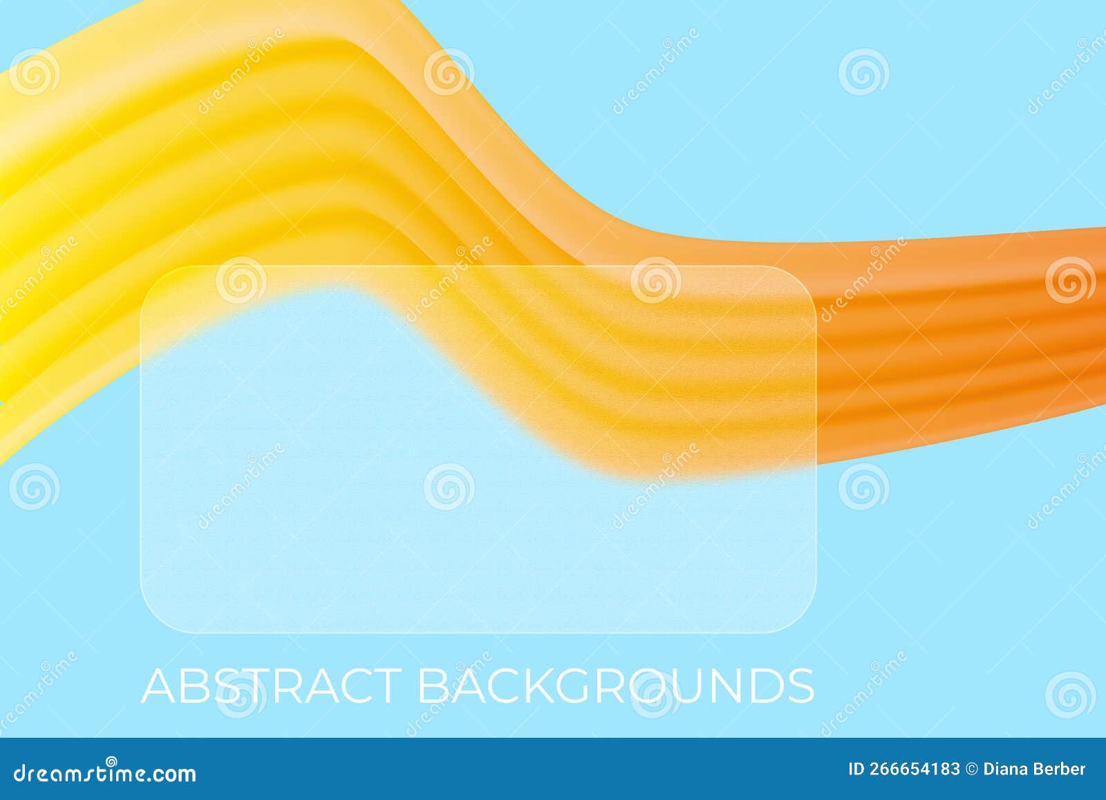Bright Abstract Blue Background for Special Offers, Web Banners Stock ...