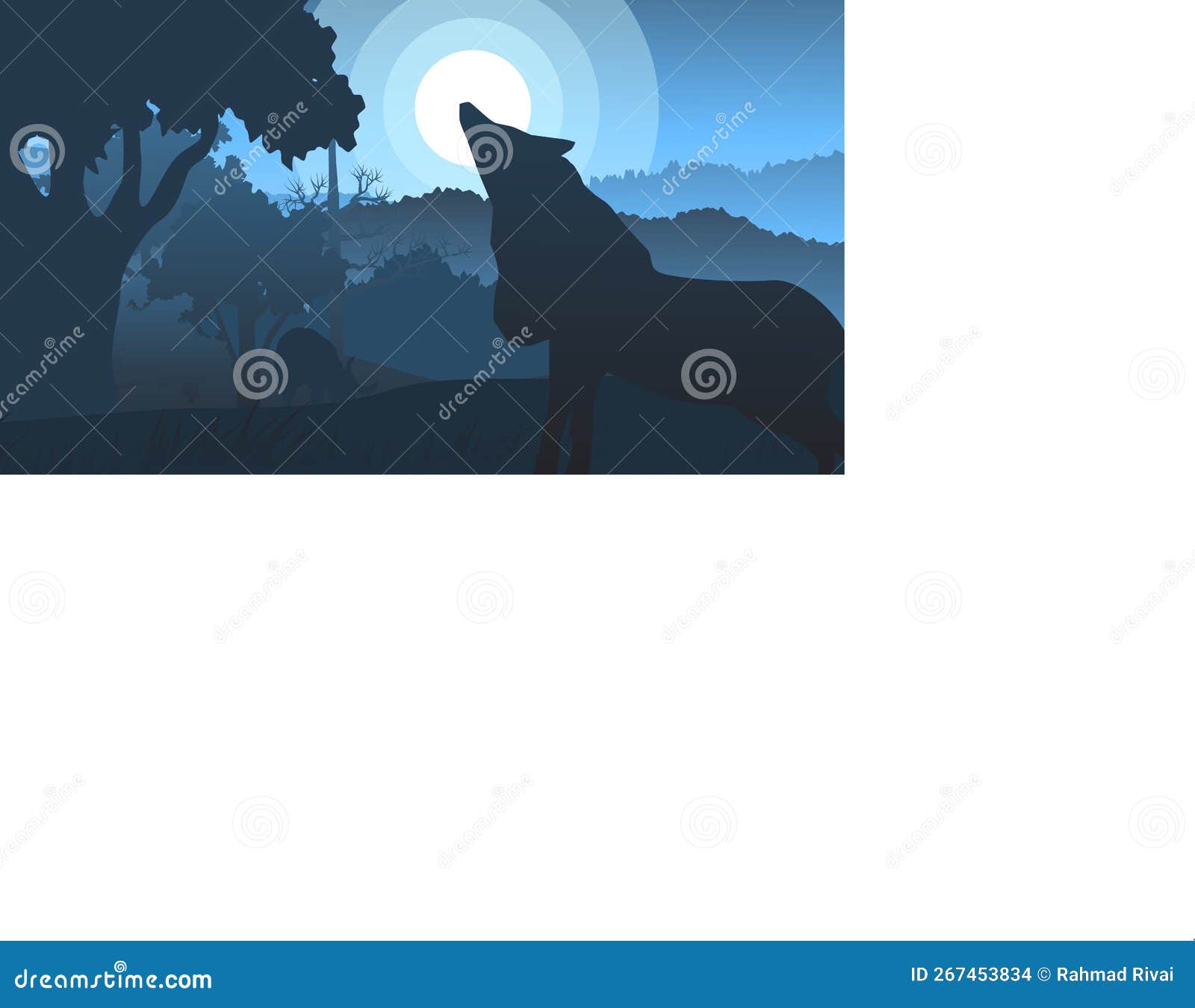 Forest At Midnight: A Hyper-detailed Rendering Of Eerily Realistic ...