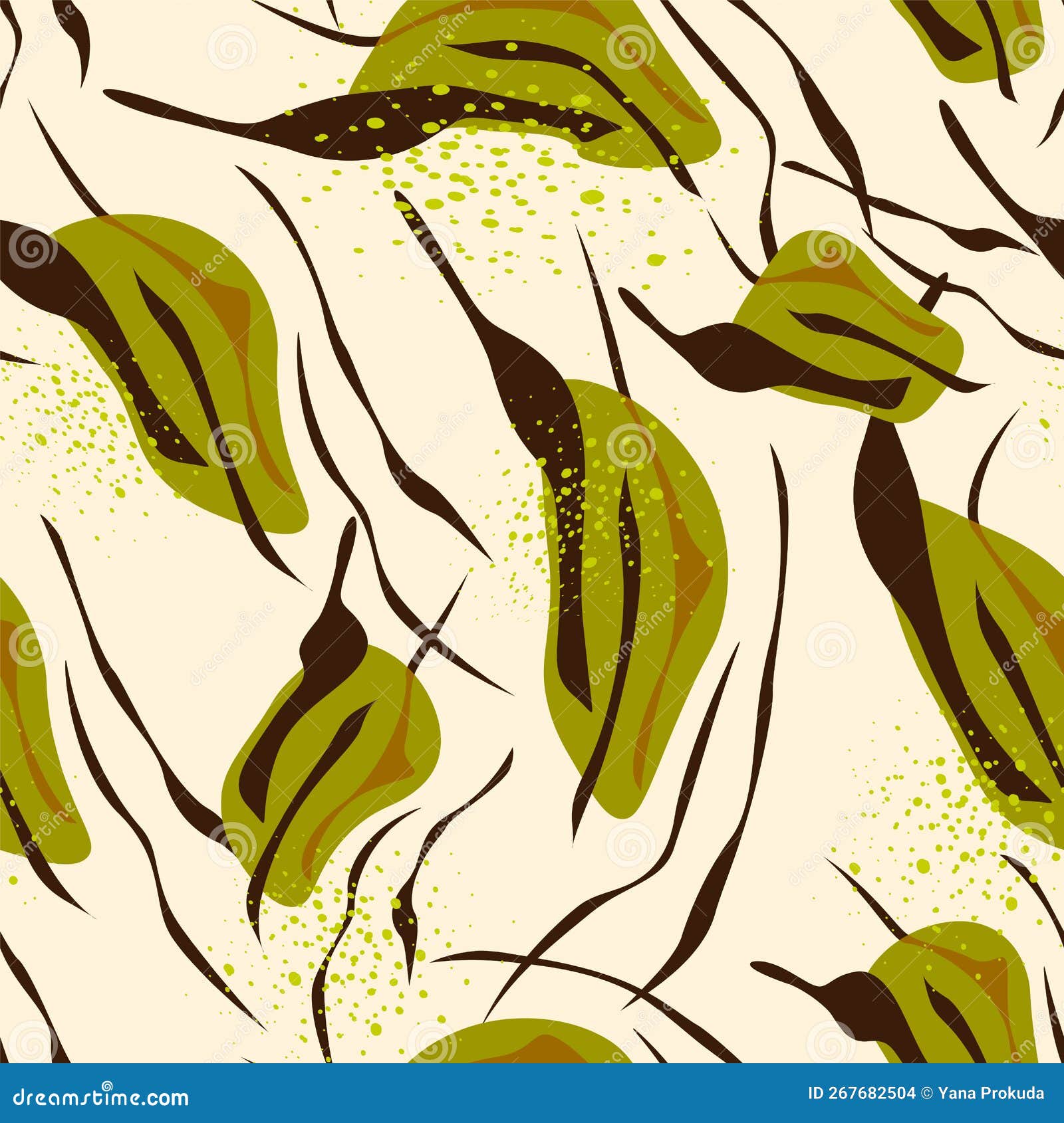 Seamless Abstract Pattern with Colorful Unique Repeat Pattern Stock ...