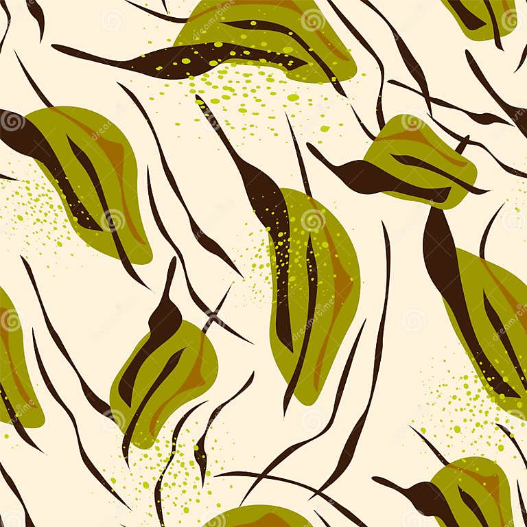 Seamless Abstract Pattern with Colorful Unique Repeat Pattern Stock ...