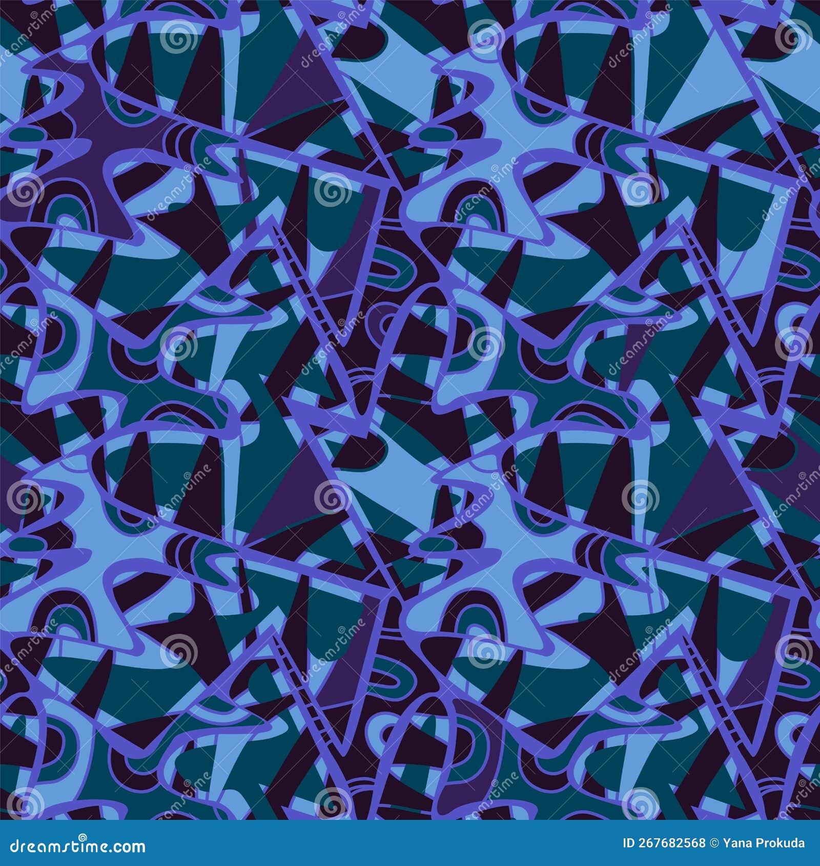 Abstract Colorful Unusual Vectpr Pattern Stock Vector - Illustration of ...