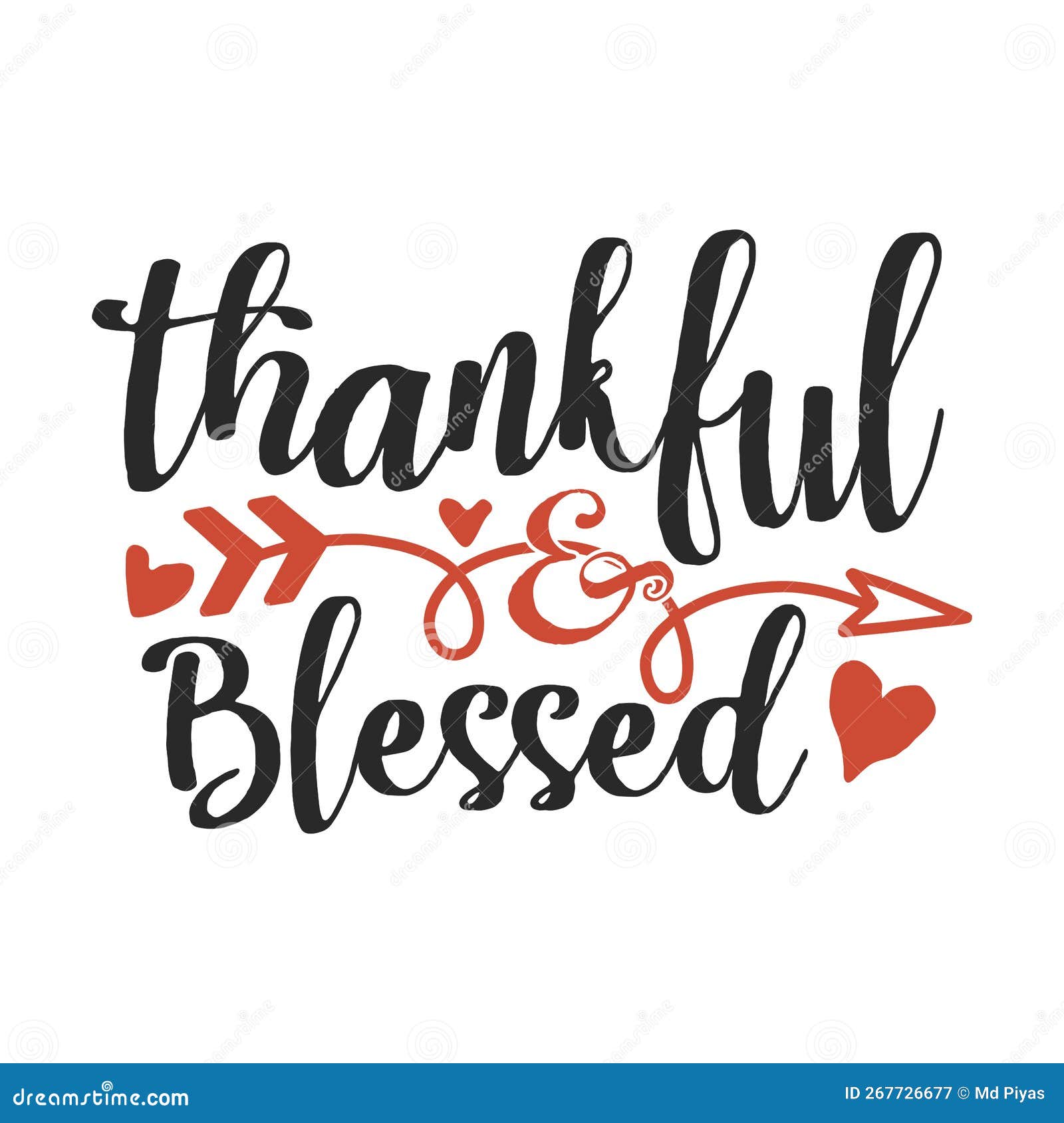 Thankful Blessed Typography T-shirts Design, Tee Print, T-shirt Design ...