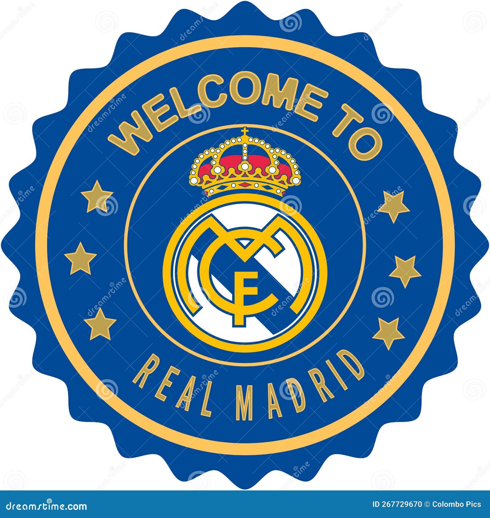 Real Madrid Colors Stock Illustrations – 12 Real Madrid Colors Stock ...