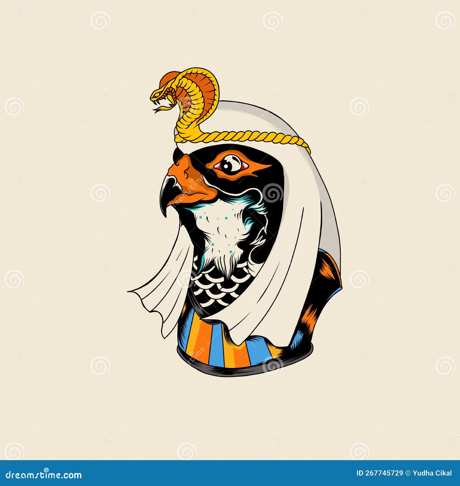 God of Horus with Beautiful Eyes, Very Suitable for Your T-shirt and ...