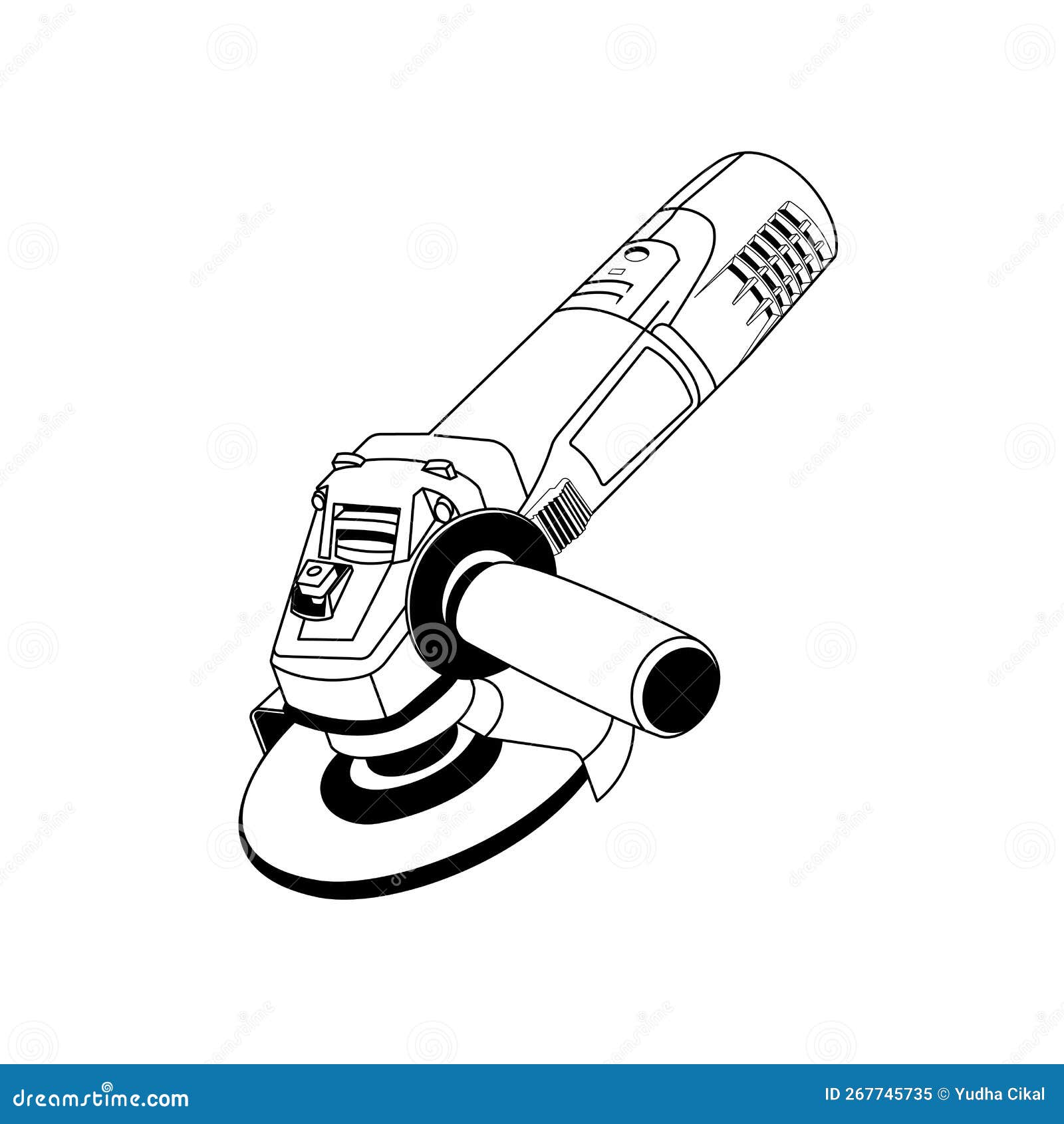 Grinding Machine Tool Vector Design Stock Vector - Illustration of ...