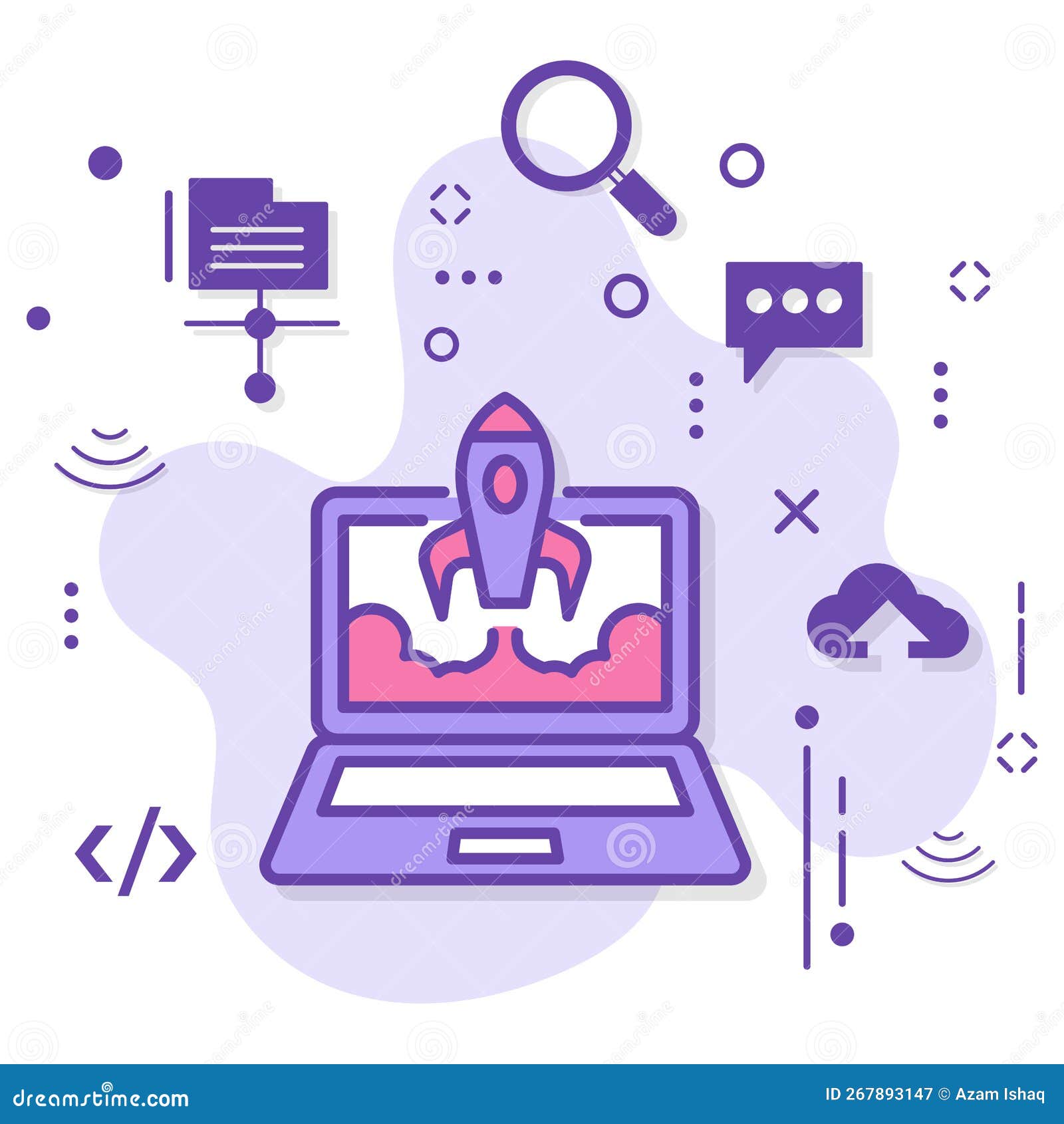 Burstable or Blazing Speed Server Concept, High Performance Machine ...