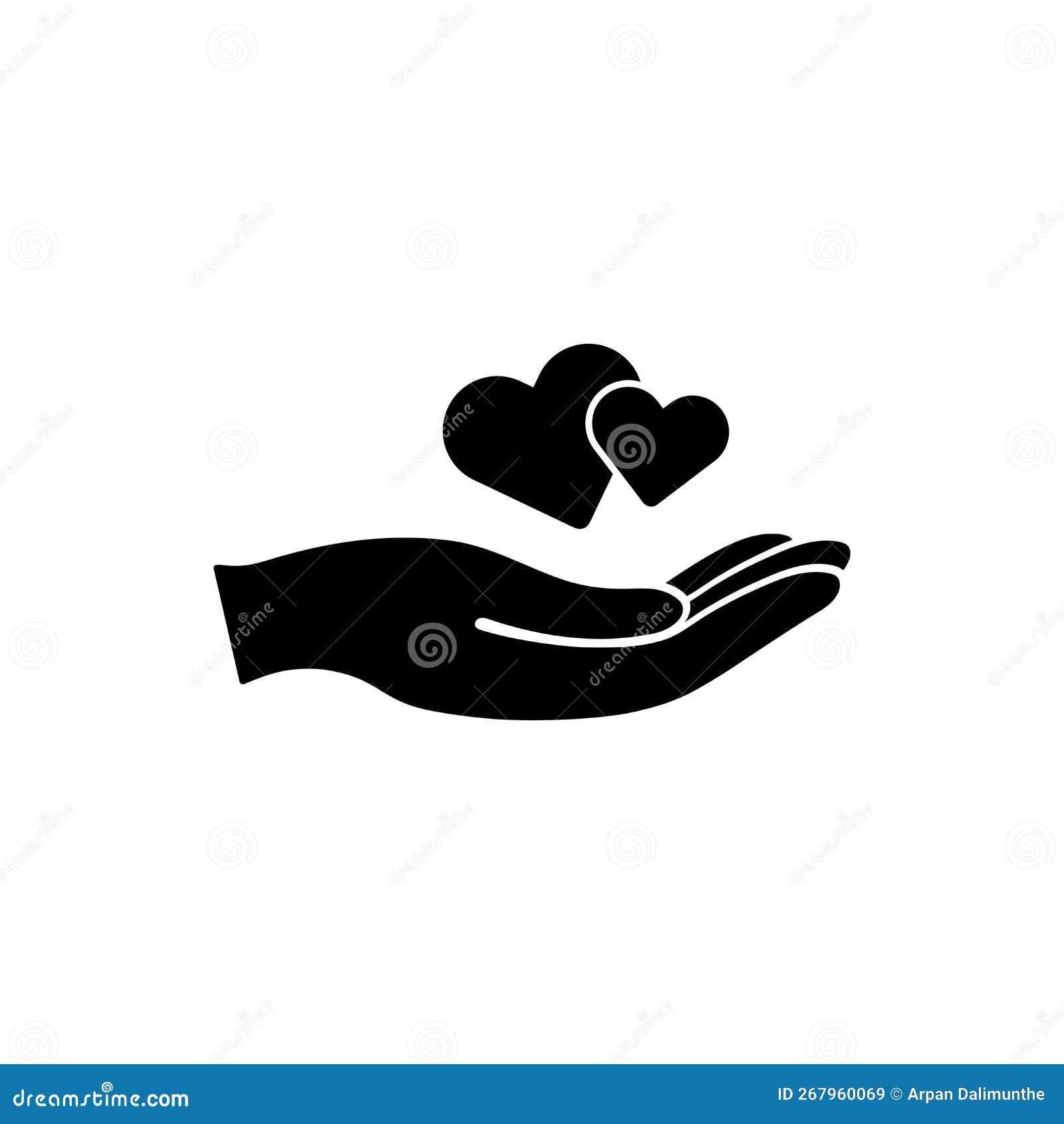 Give love vector icon stock vector. Illustration of give - 267960069