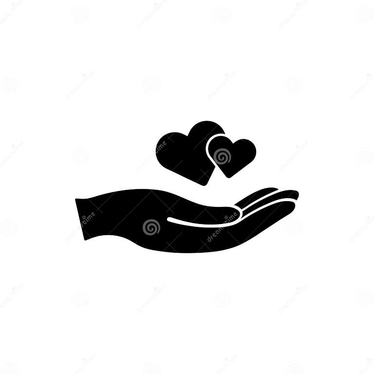 Give love vector icon stock vector. Illustration of give - 267960069