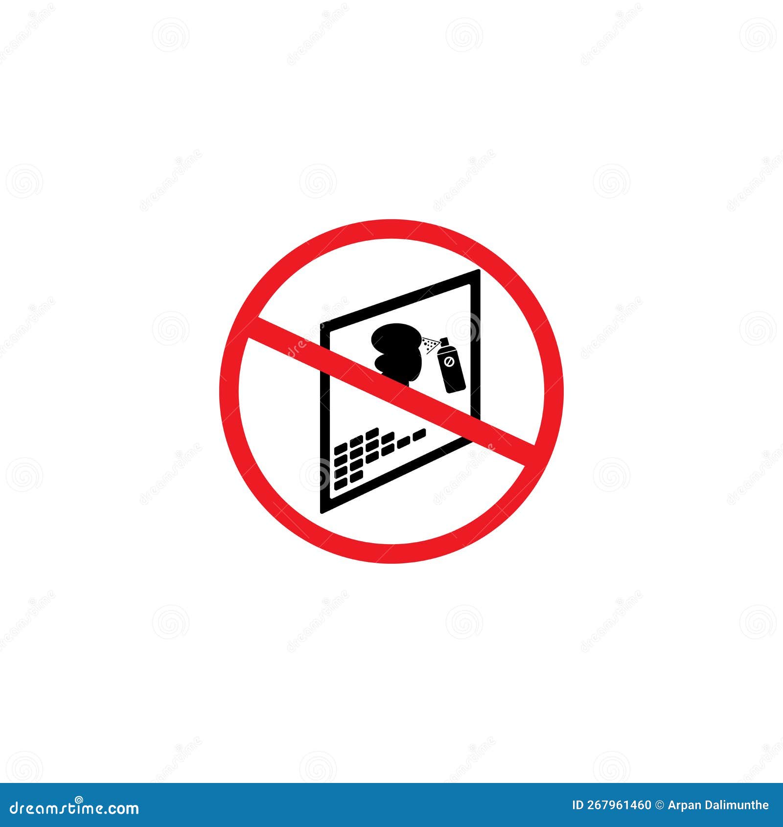 No strikeout vector icon stock vector. Illustration of tick - 267961460