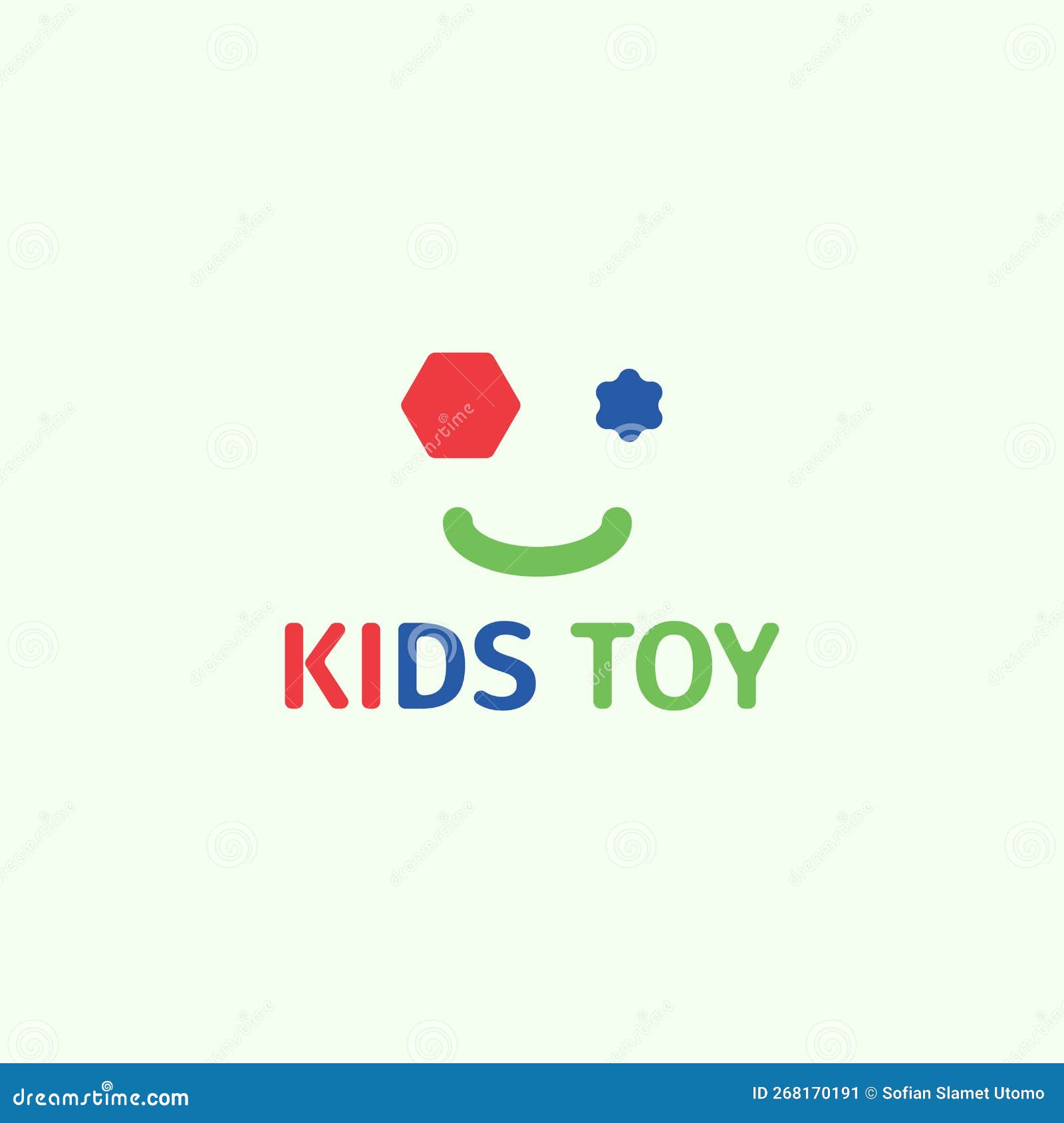 Face Logo Suitable for Children S Toys Stock Vector - Illustration of ...