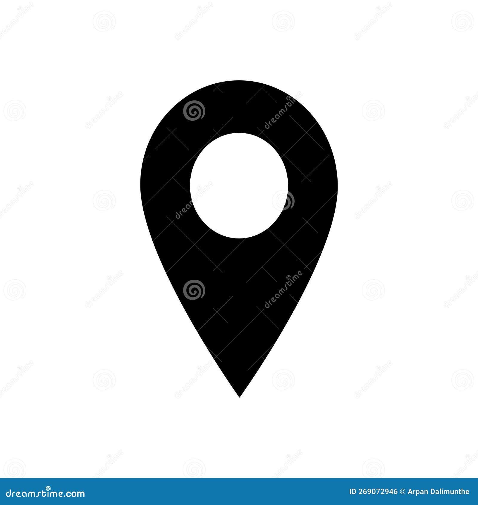 Map sign icon stock vector. Illustration of africa, symbol - 269072946