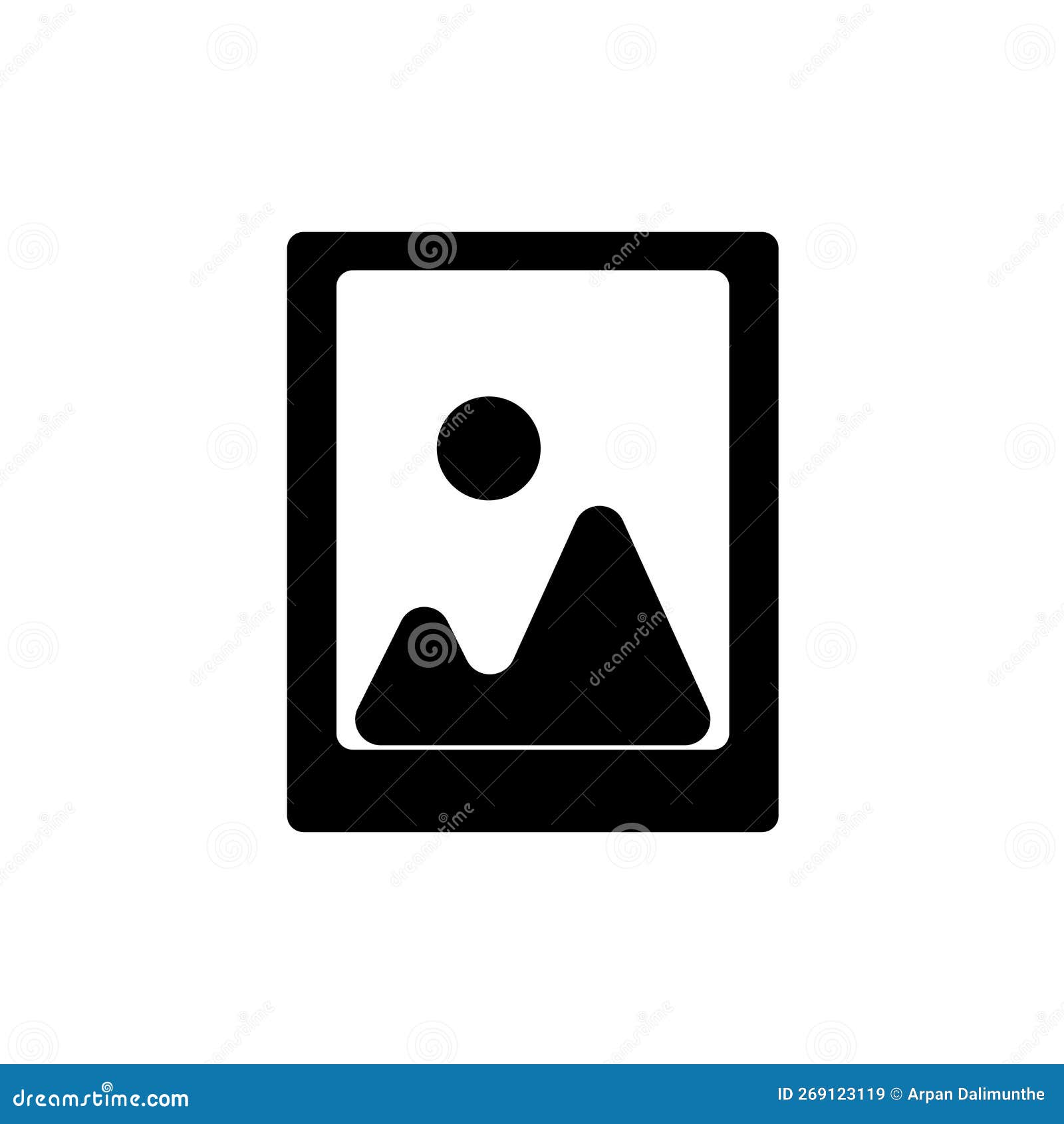 Gallery icon vector stock vector. Illustration of logo - 269123119