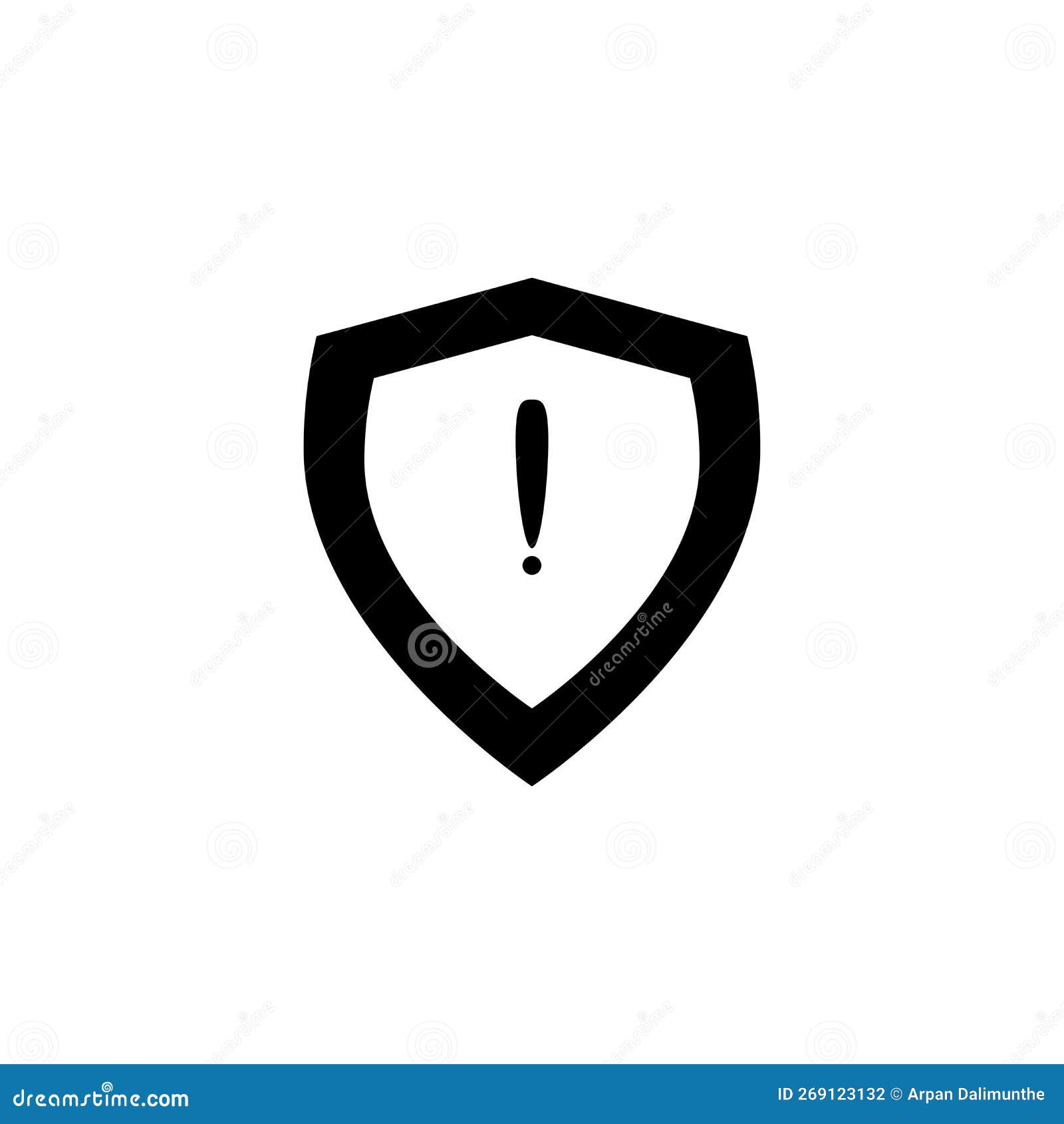 Troubled Security Icon Vector Stock Vector - Illustration of unhappy ...