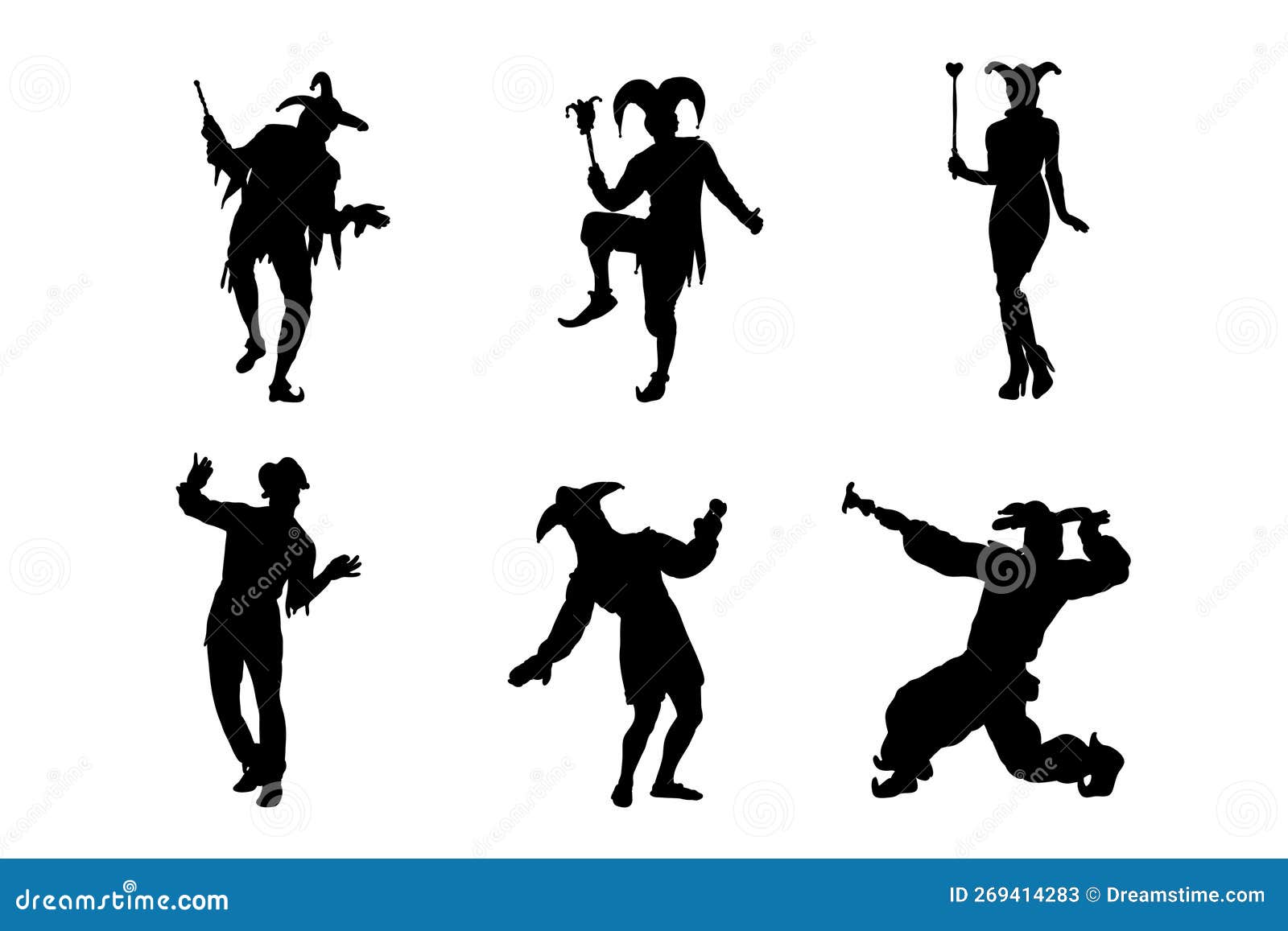 Jester Cap. Vector Black Engraving Illustration Isolated On White ...