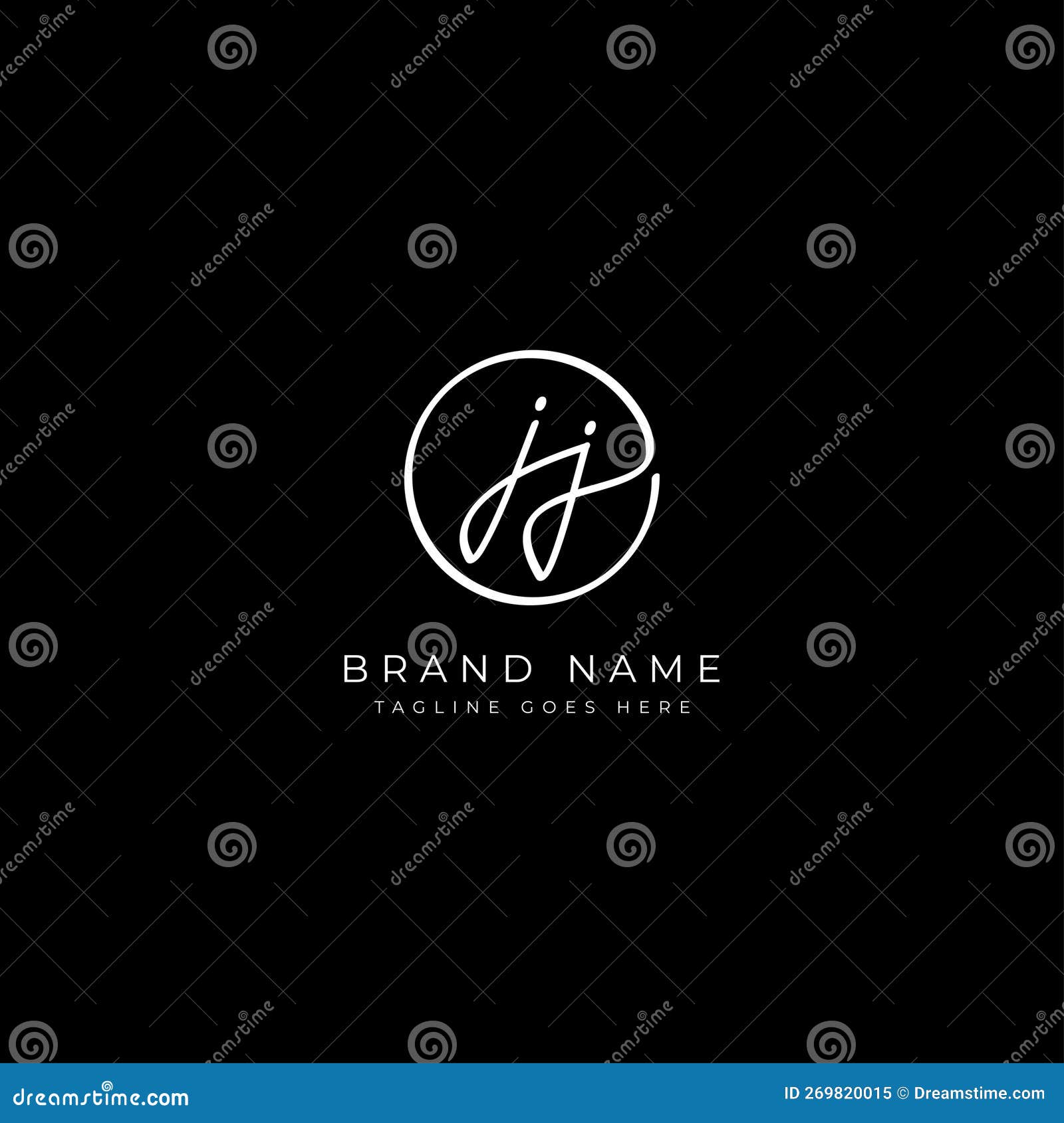 J, JJ Initial Letter Handwritten and Signature Vector Logo. Business ...