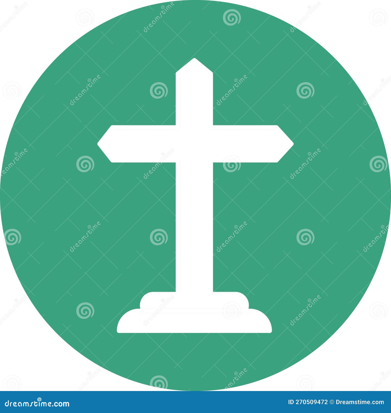 Cross Which Can Easily Edit or Modify Stock Vector - Illustration of ...
