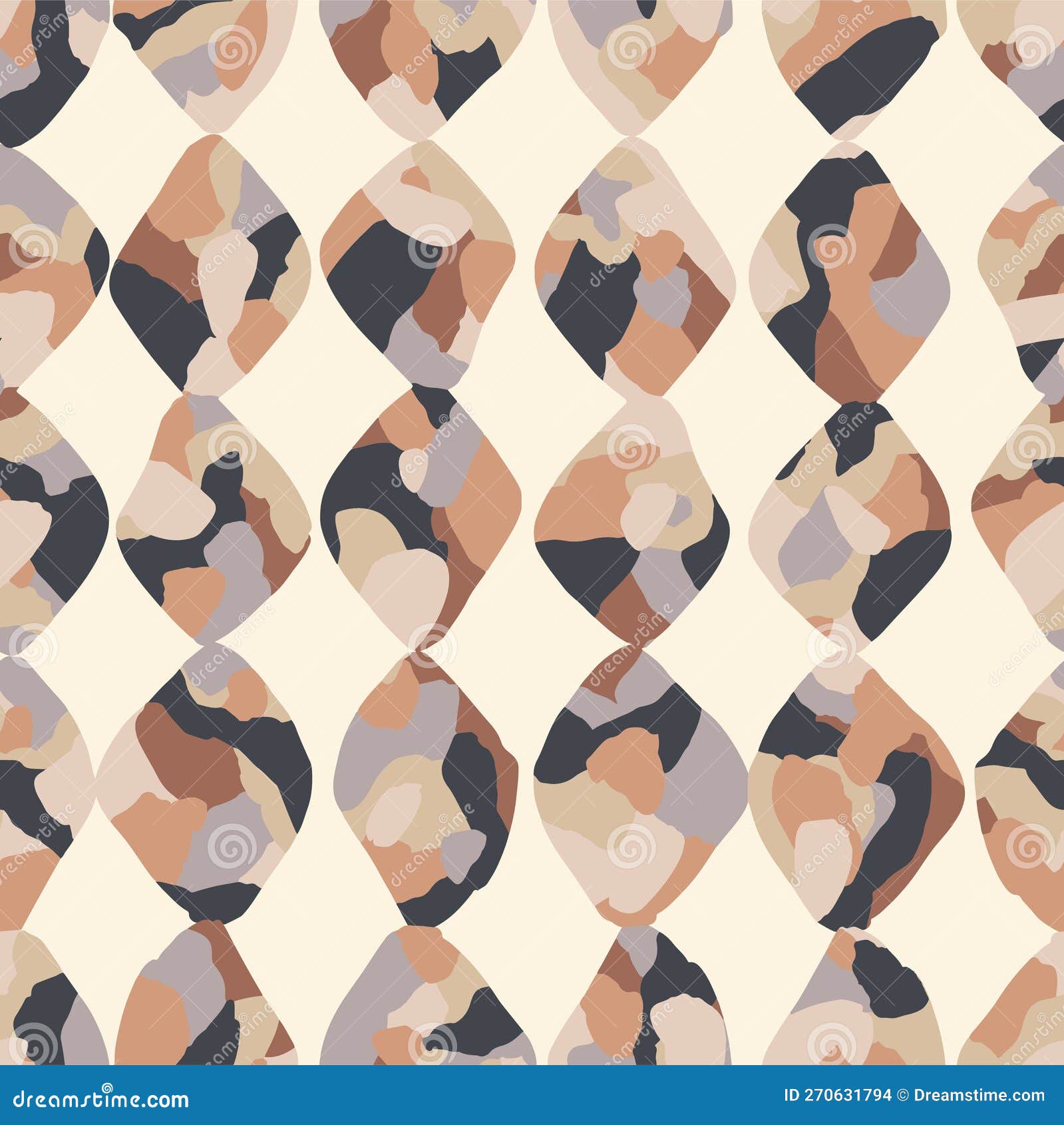 Vector Abstract Geometric Multi Color Illustration Seamless Repeat ...