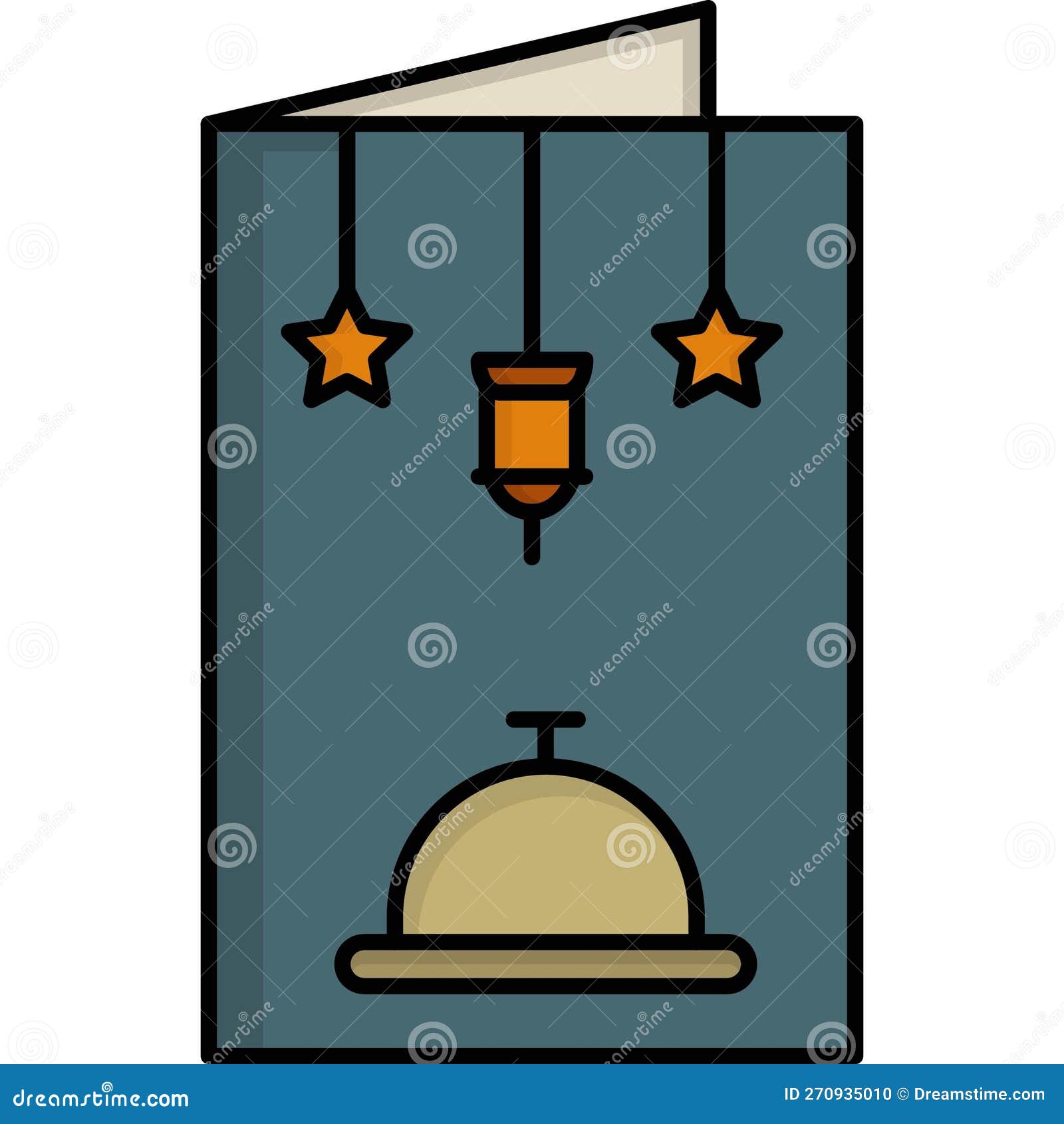 Menu of Dinner Which Can Easily Edit or Modify Stock Vector ...