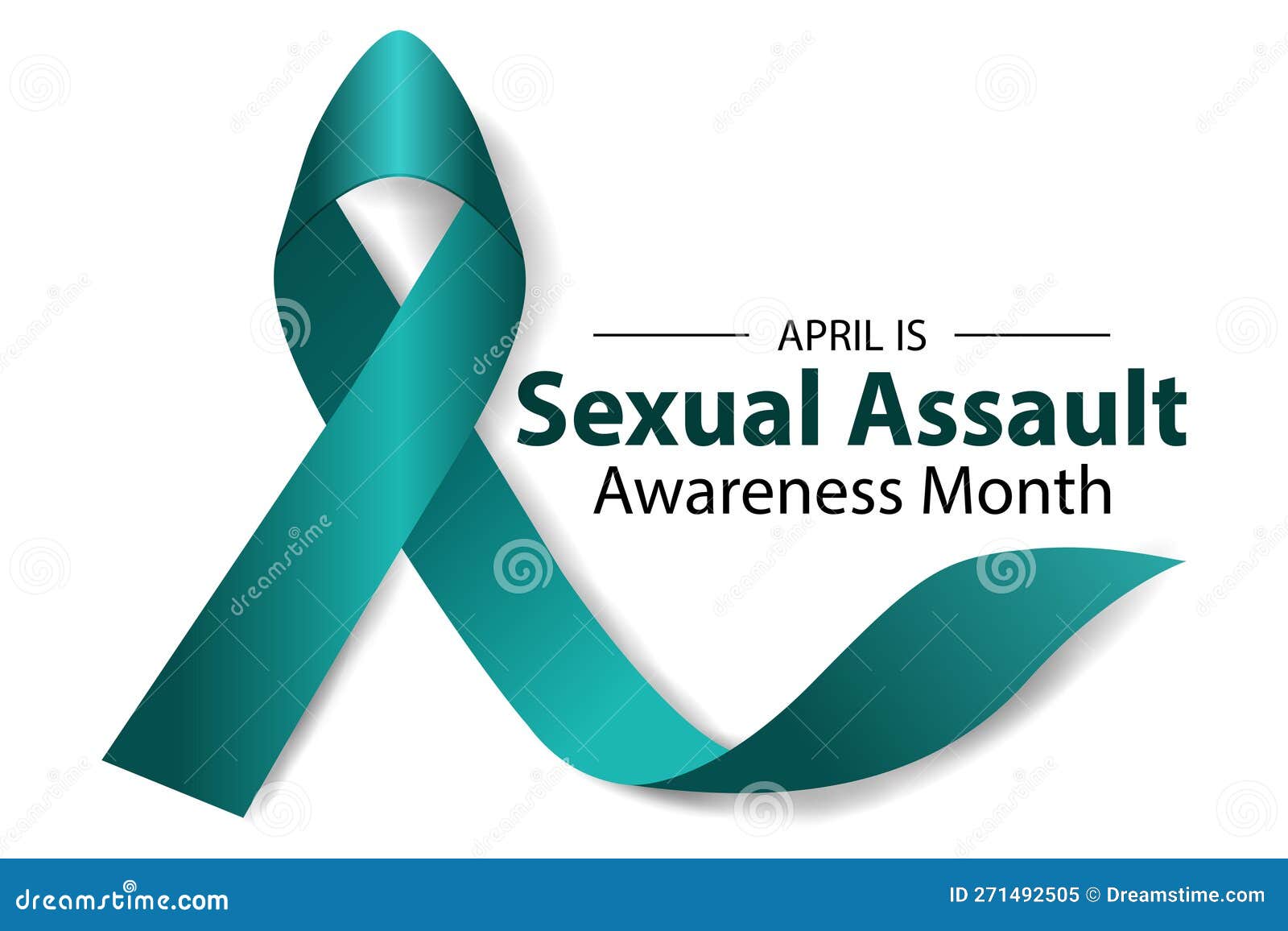 Vector Illustration on the Theme of Sexual Assault Awareness Month of ...