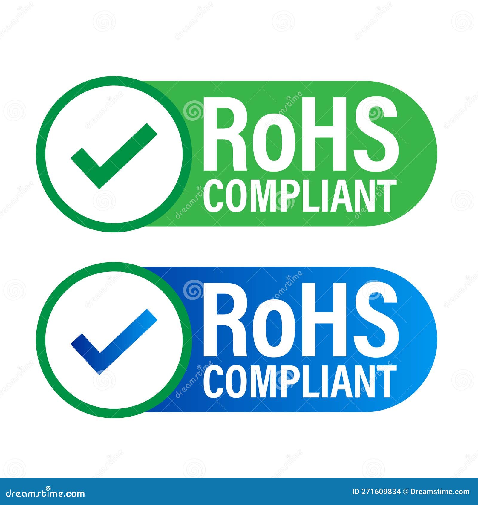 Restriction of Hazardous Substances Directive, RoHS Compliant Vector ...