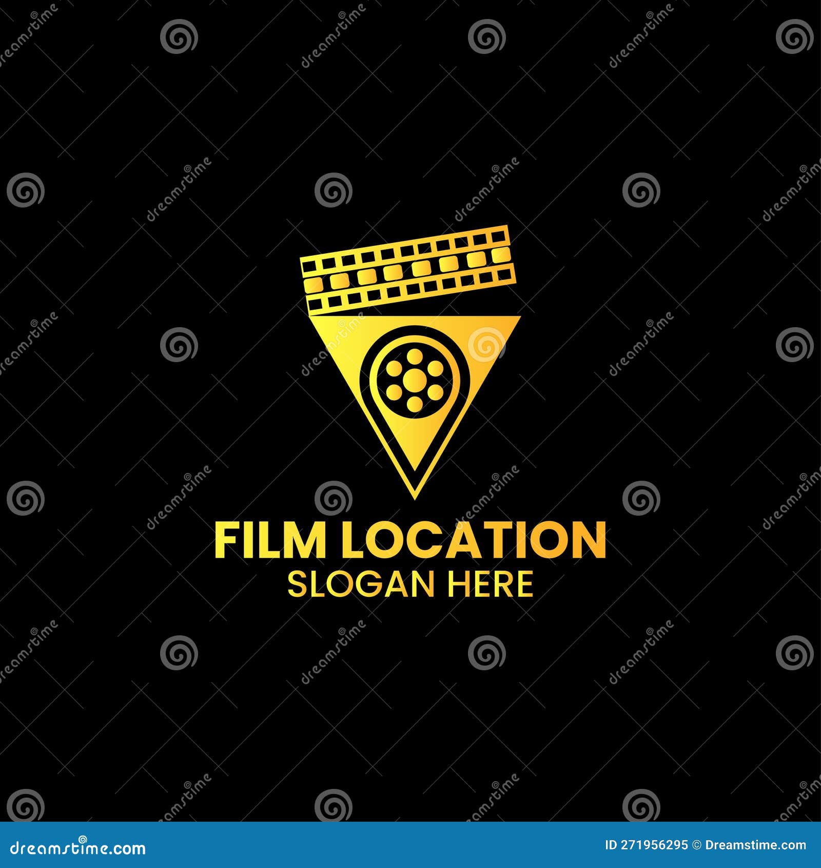Film location logo design stock vector. Illustration of design - 271956295