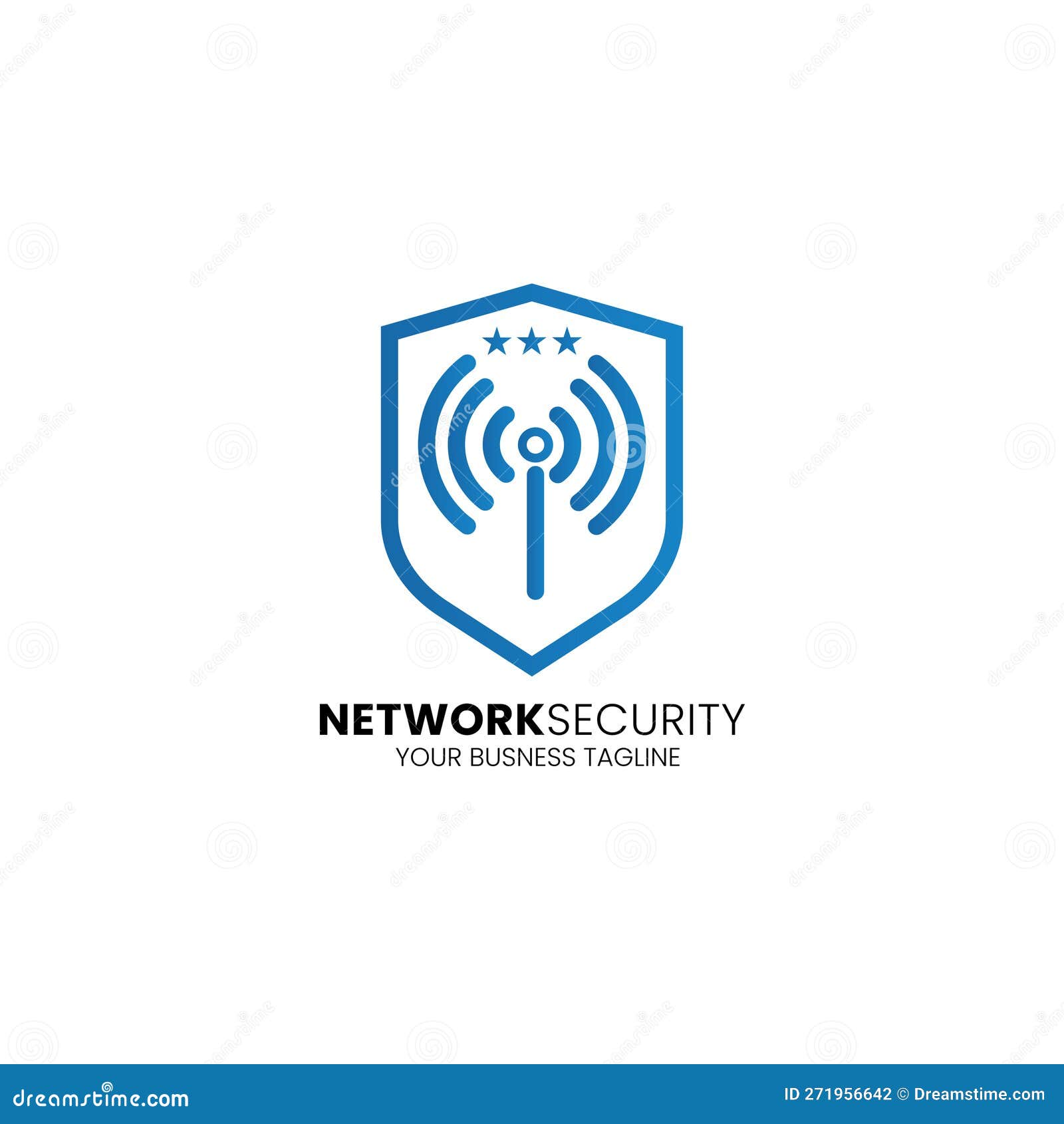 Network Security Logo Design Vector Stock Vector - Illustration of ...