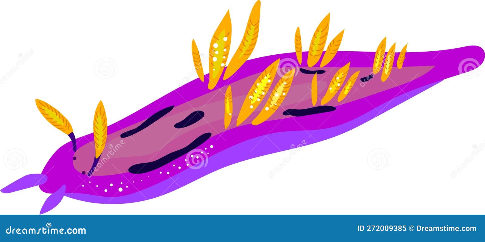 Slug Isolated. Green Monster Insect Pests. Worm Parasite With Te Vector ...