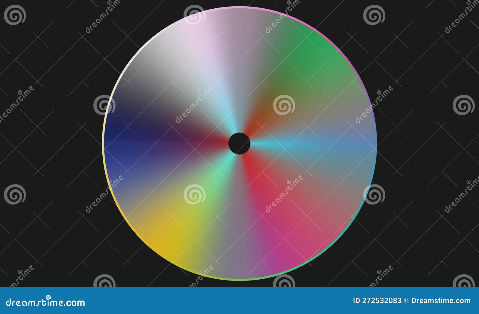 Disc cd rainbow stock vector. Illustration of burn, isolated - 272532083