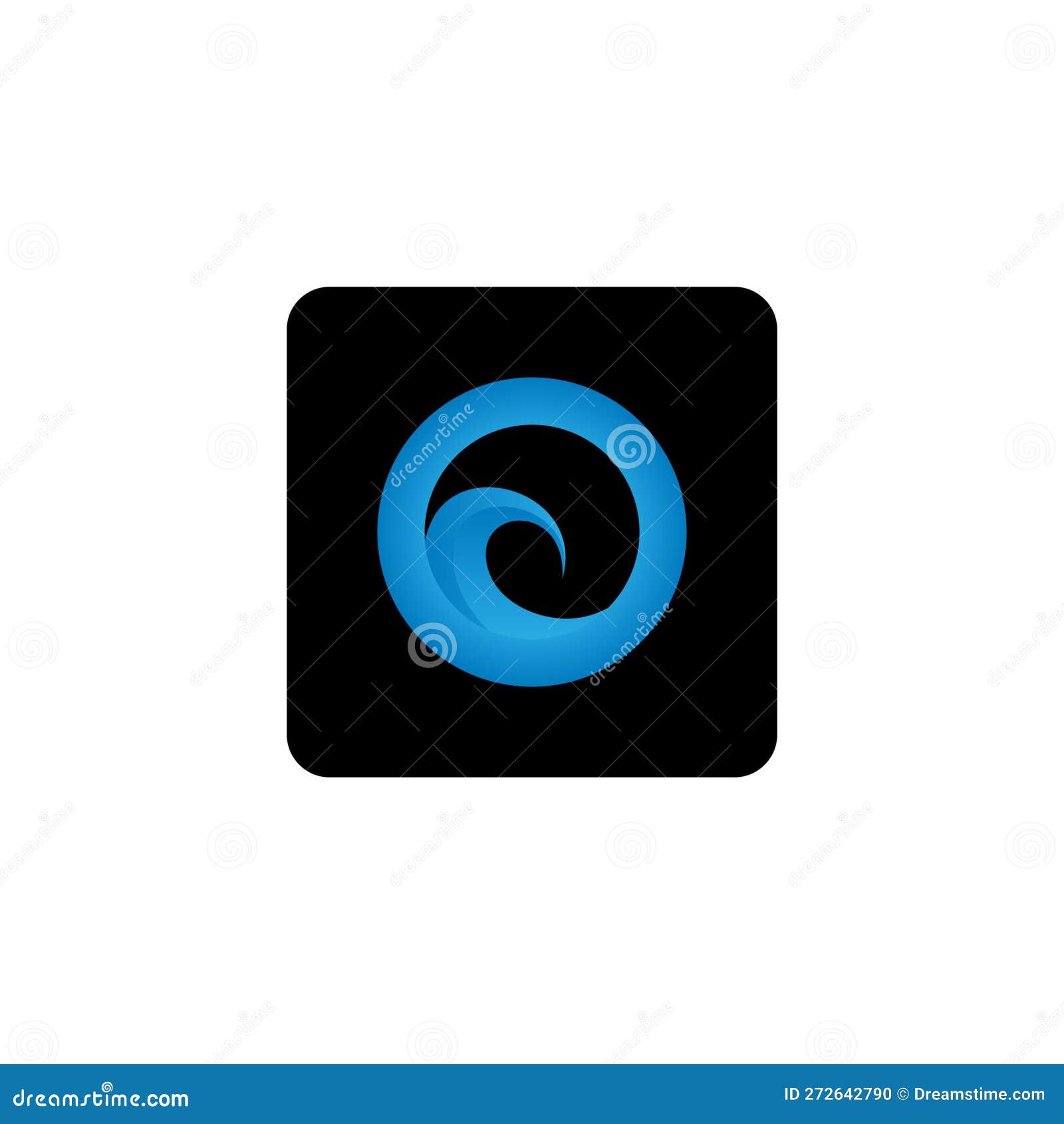 Letter O Wave Concept Design Stock Vector - Illustration of abstract ...