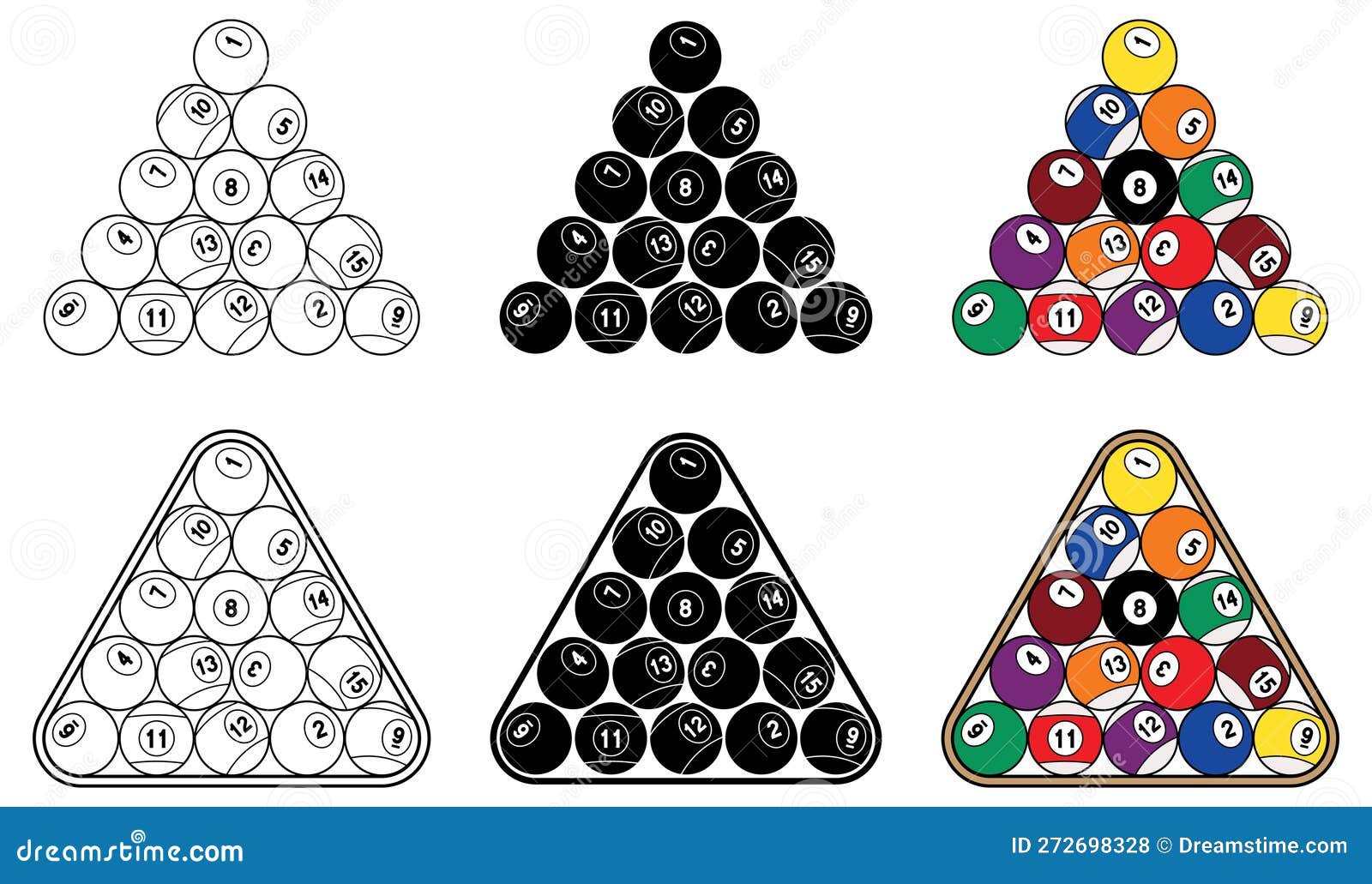 Billiards Rack Clipart
