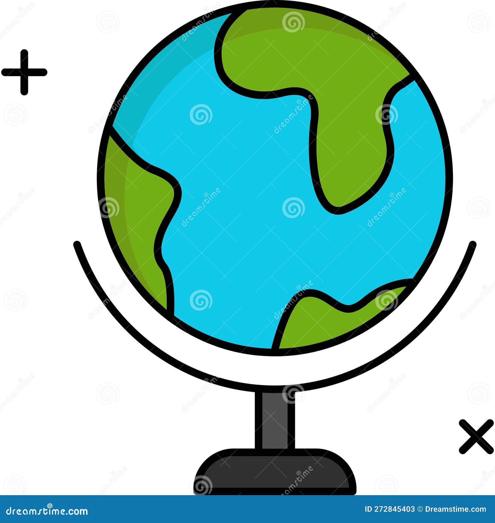 Earth Layers Which Can Easily Edit or Modify Stock Illustration ...
