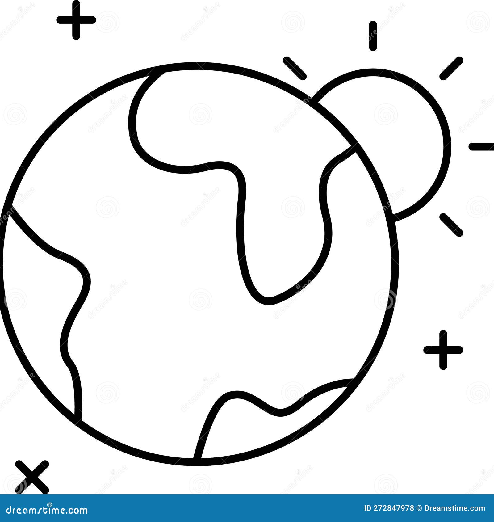 Earth Which Can Easily Edit or Modify Stock Vector - Illustration of ...