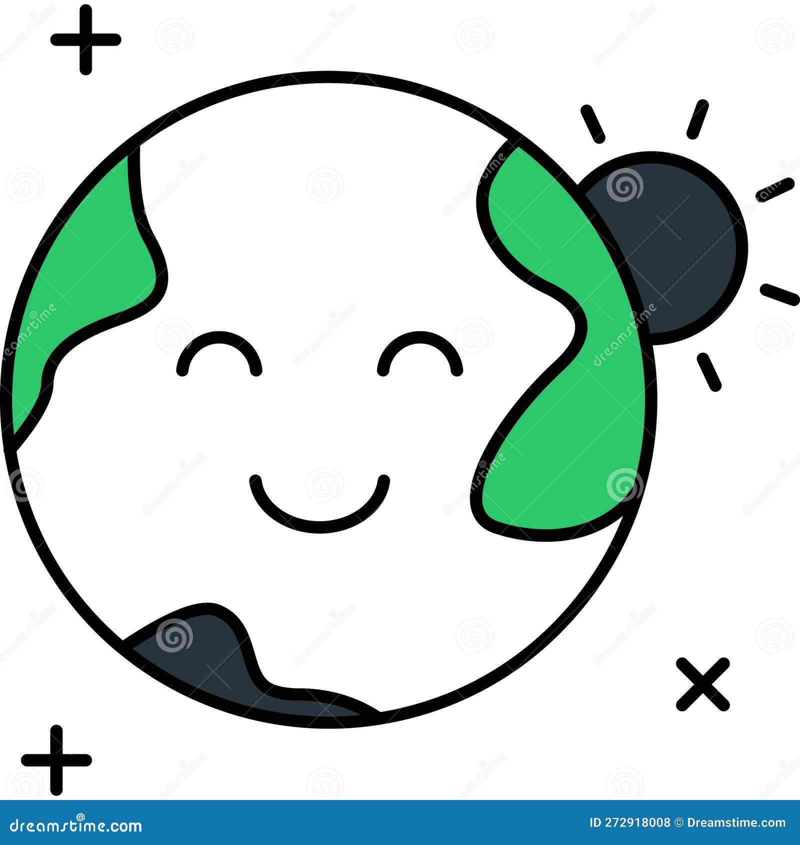 Planet Which Can Easily Edit or Modify Stock Illustration ...