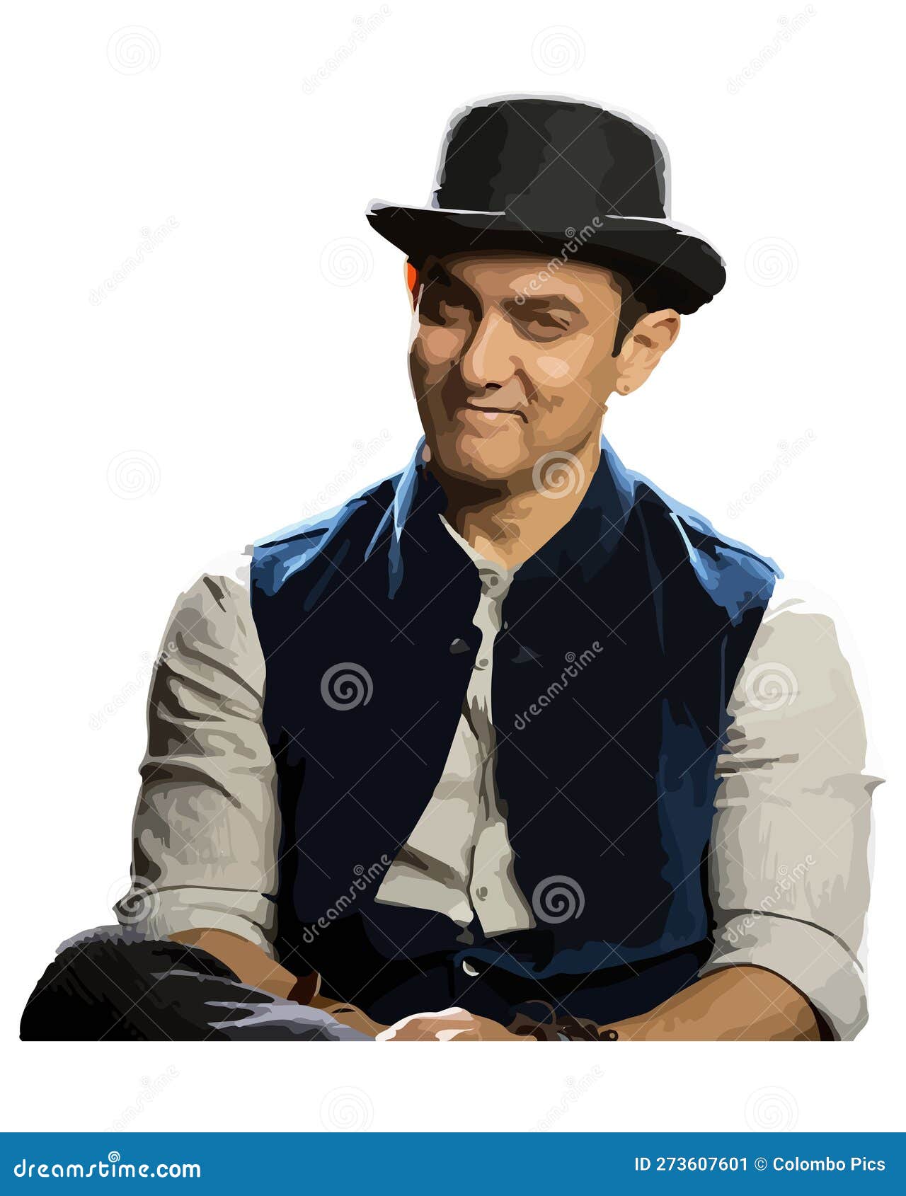 Vector Khan Of The Golden Horde Cartoon Illustration. | CartoonDealer ...