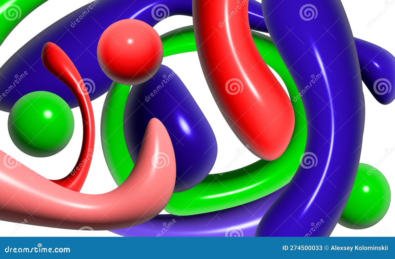 Background of 3D figures stock illustration. Illustration of geometric ...