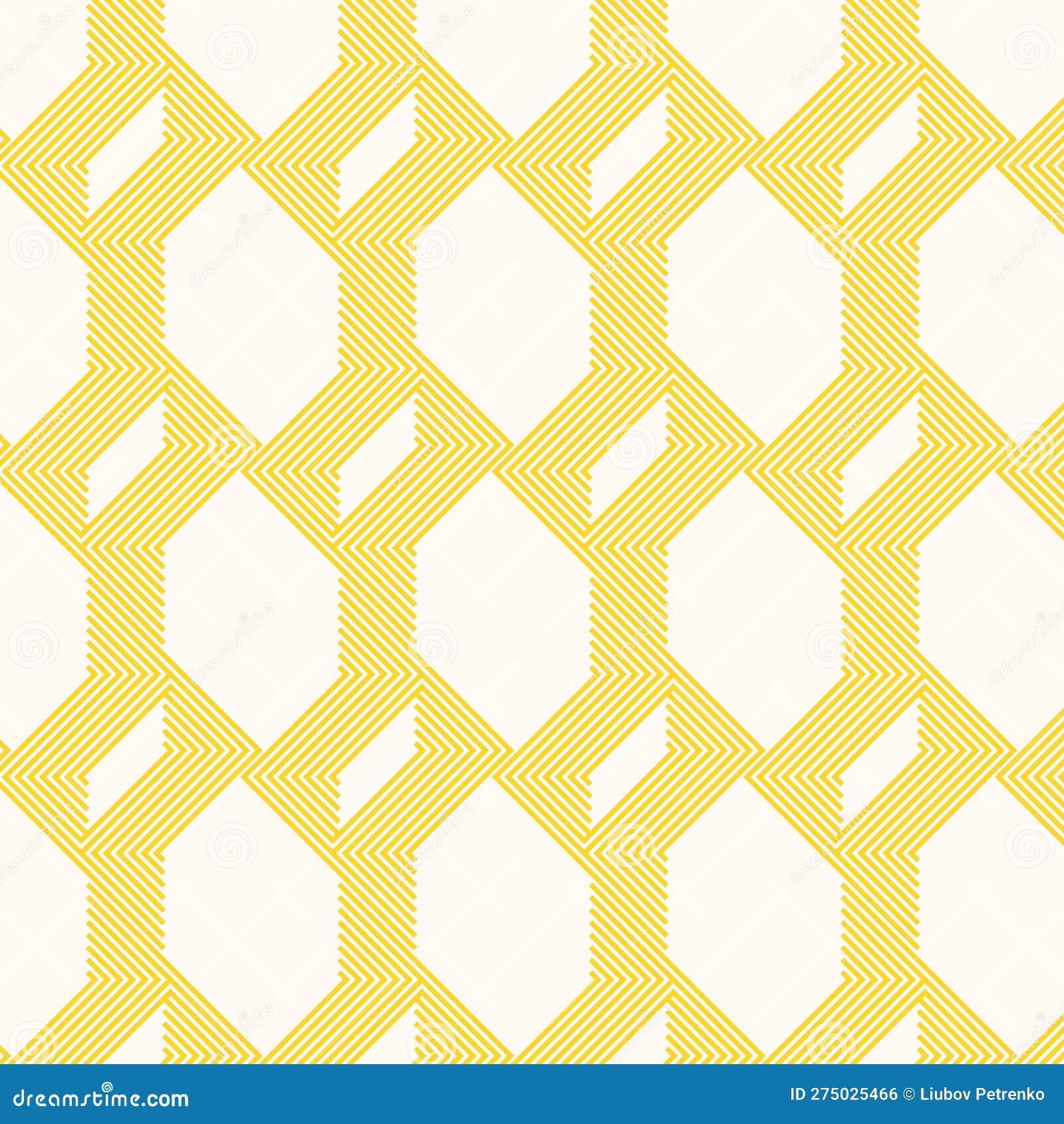 Seamless Abstract Geometric Pattern with Lines in Yellow Color Stock ...