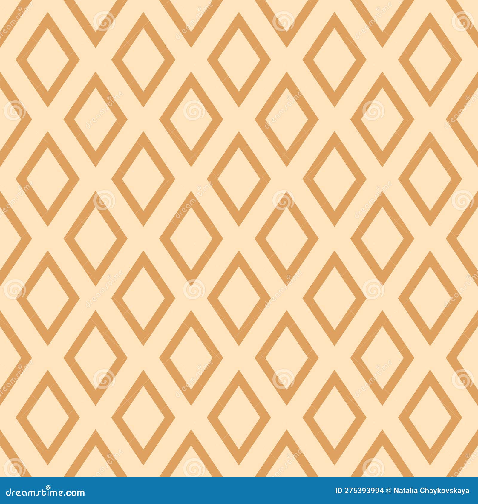 Seamless Geometric Pattern with Rhombus. Vector Illustration. Stock ...