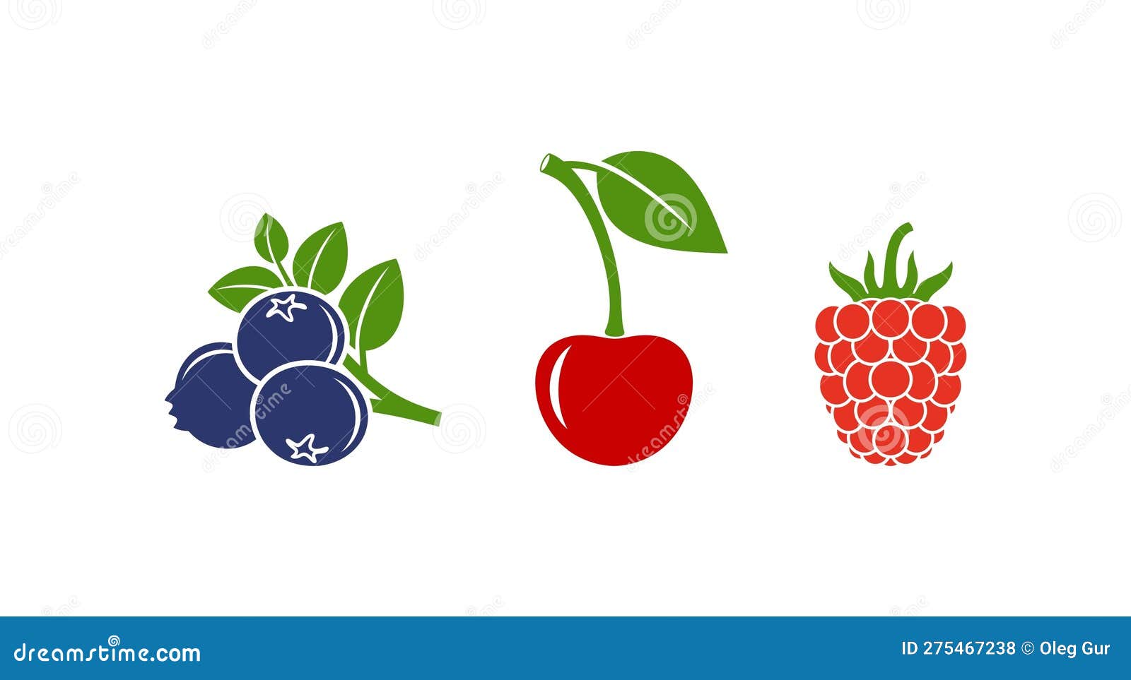 Berry Logo. Isolated Berry on White Background Stock Vector ...