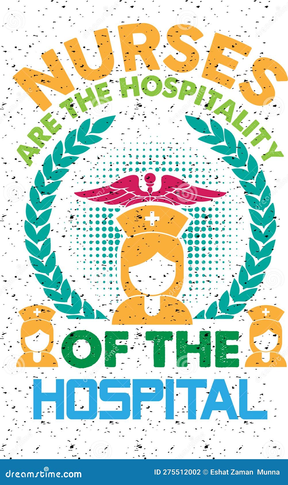 NURSES are the HOSPITAL Symbol Vector Stock Vector - Illustration of ...