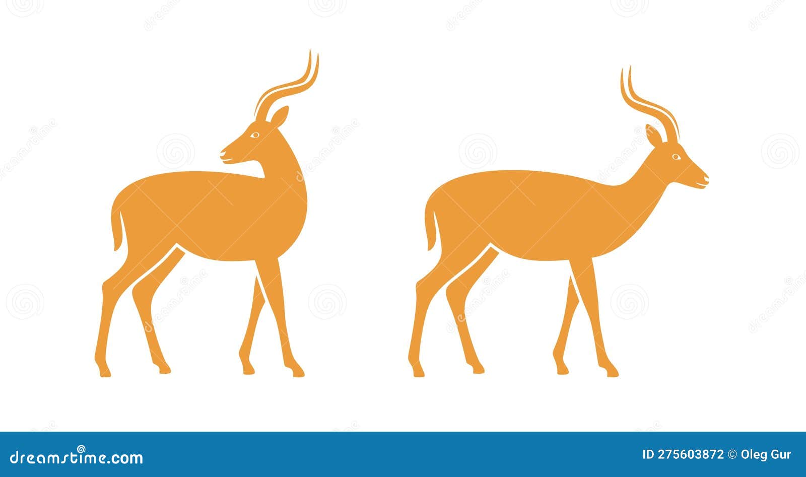 Antelope Logo Vector Illustrations Design Icon Logo | CartoonDealer.com ...