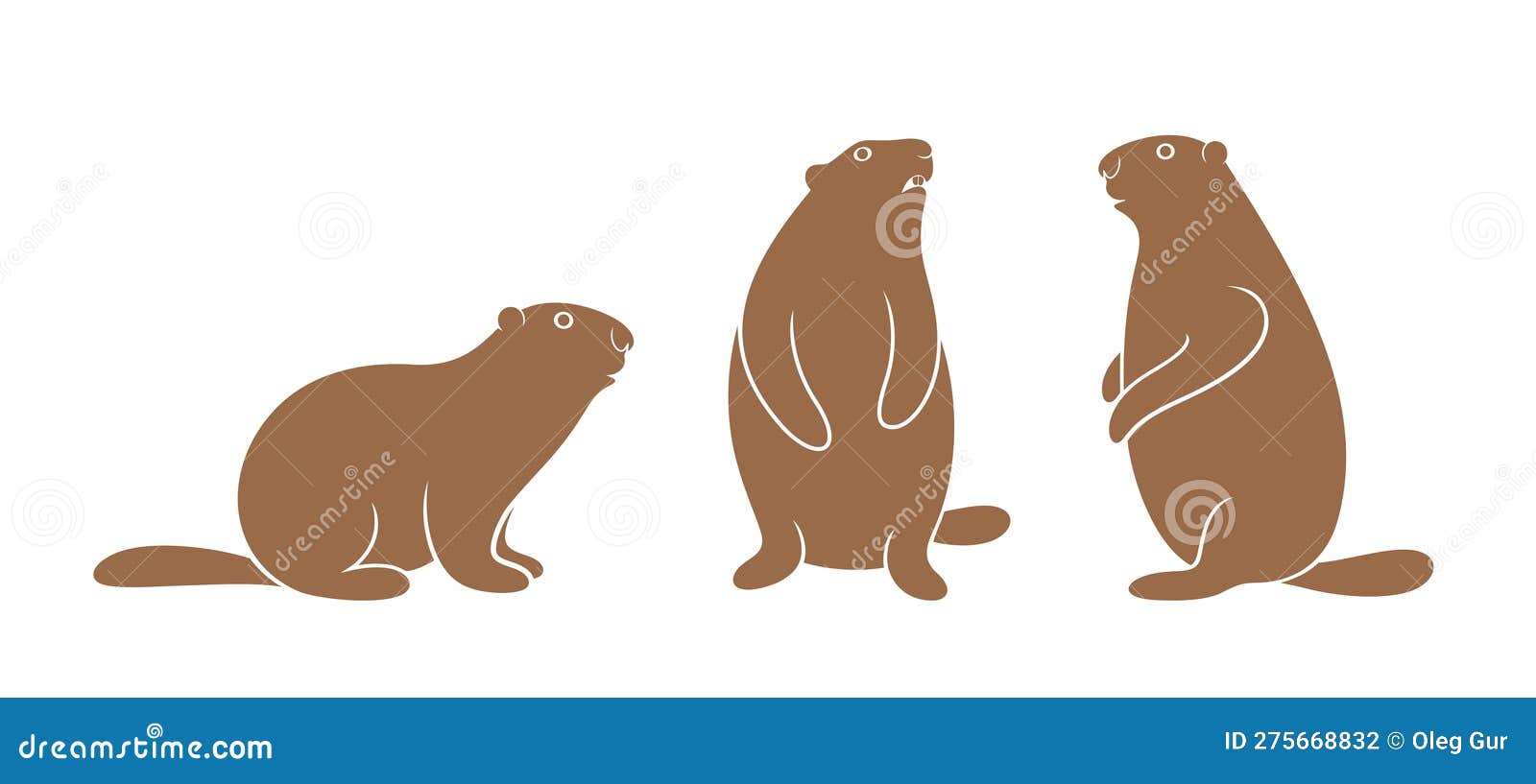 Marmot Logo. Isolated Marmot on White Background Stock Vector ...