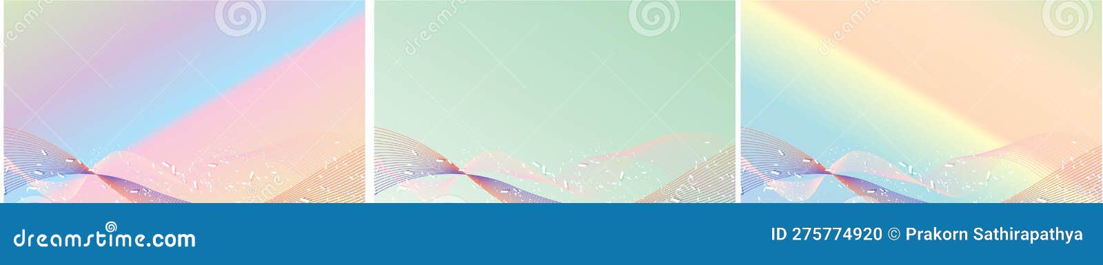 A Set of Vibration Wave Frames Stock Vector - Illustration of ...